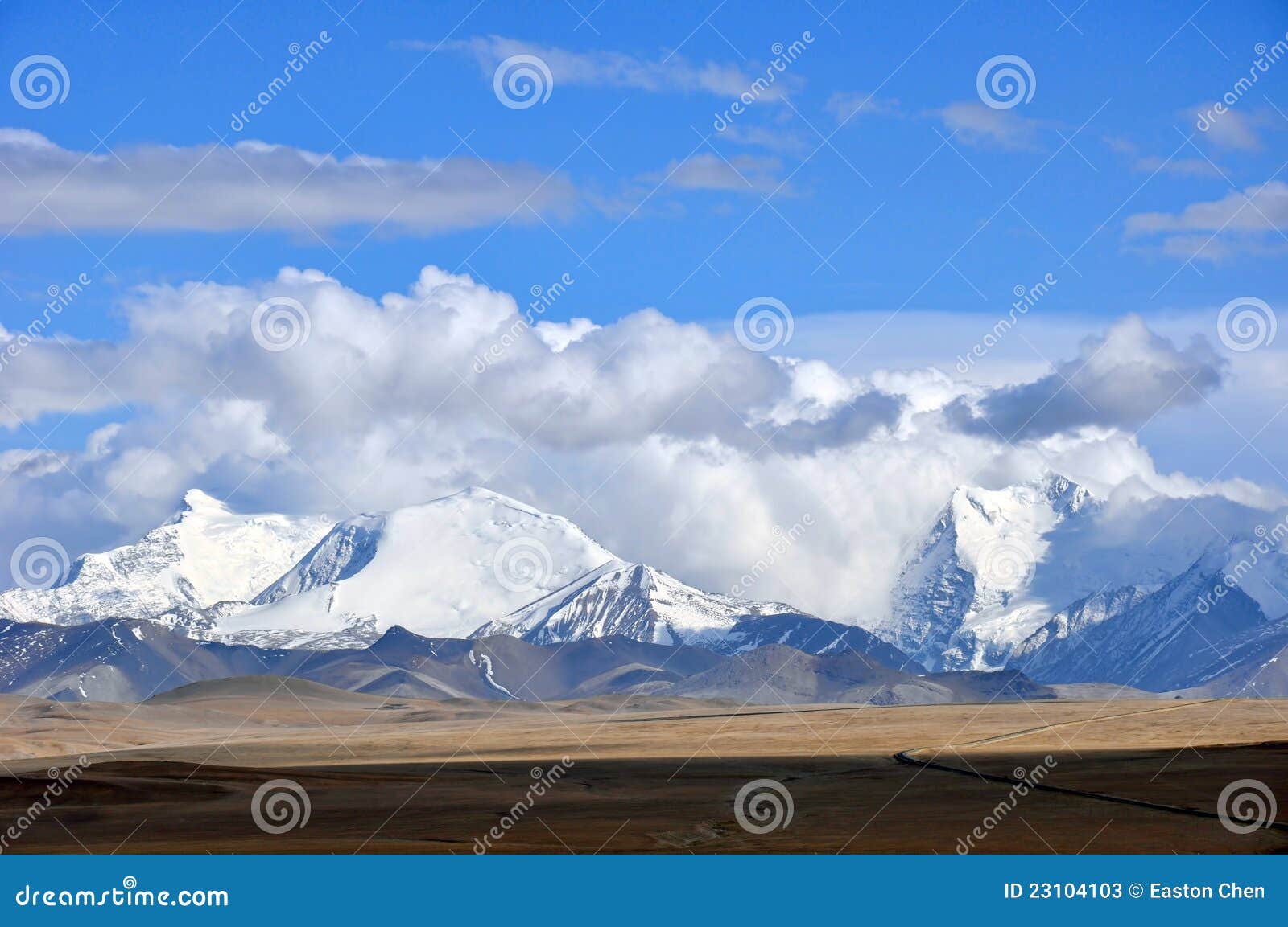 Scenery in Tibet stock image. Image of cliff, himalaya - 23104103