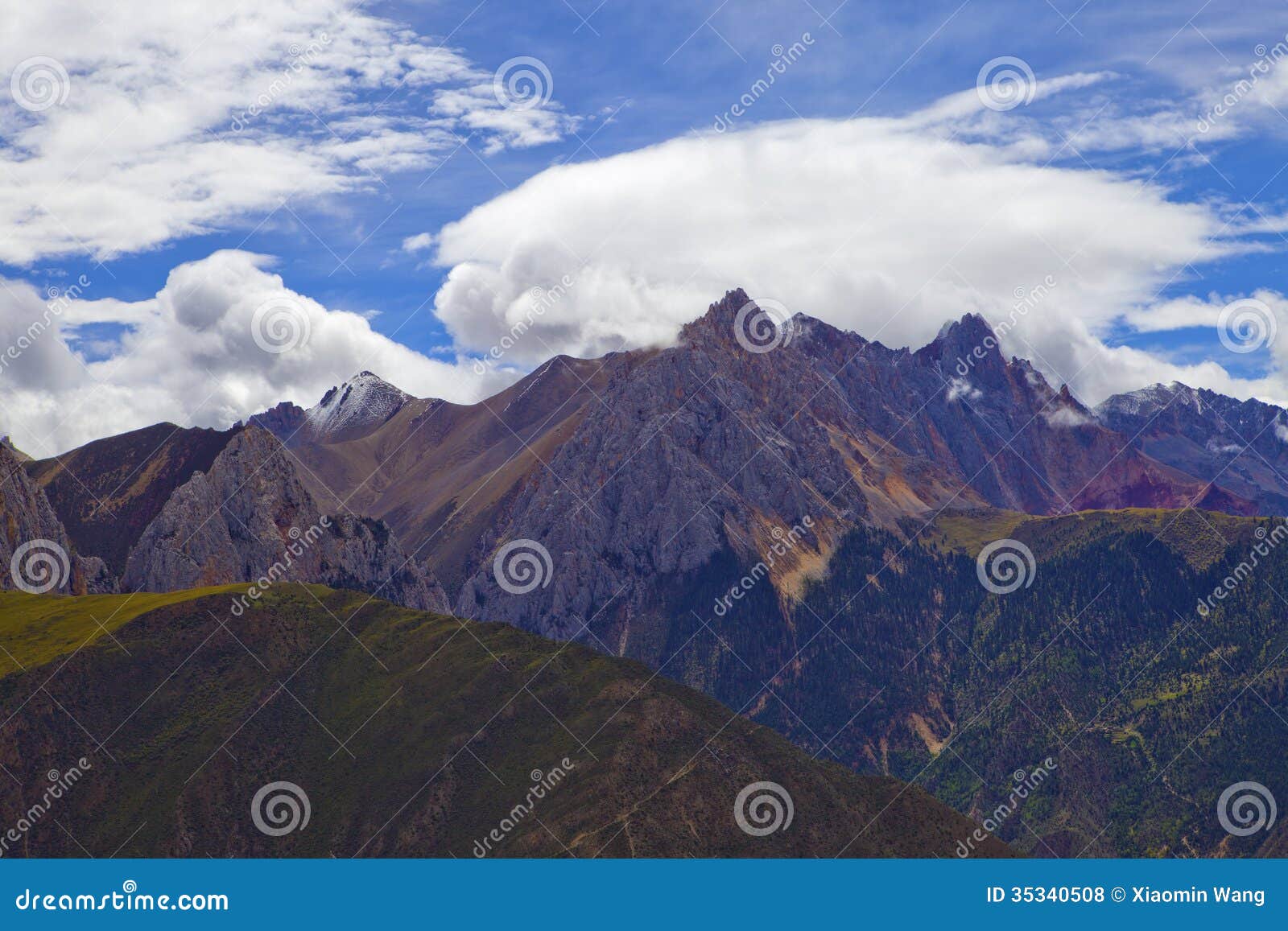 The scenery of Tibet stock photo. Image of clean, horizon - 35340508