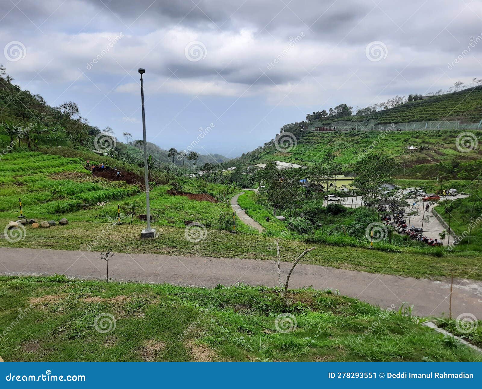 Scenery in Tourist Attractions in Malang District Stock Image - Image ...