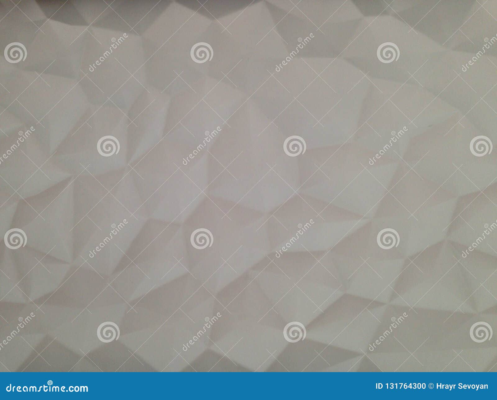 The Scenery on the Wall in the Form of a Prism Drywall. Stock Photo ...