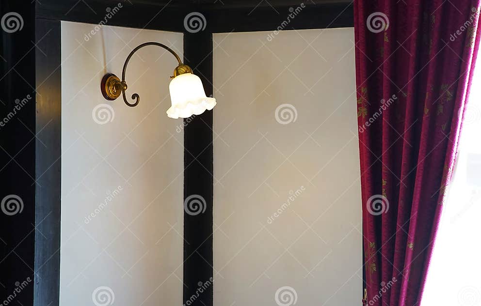 Scenery of wall light stock photo. Image of room, scene - 155426882