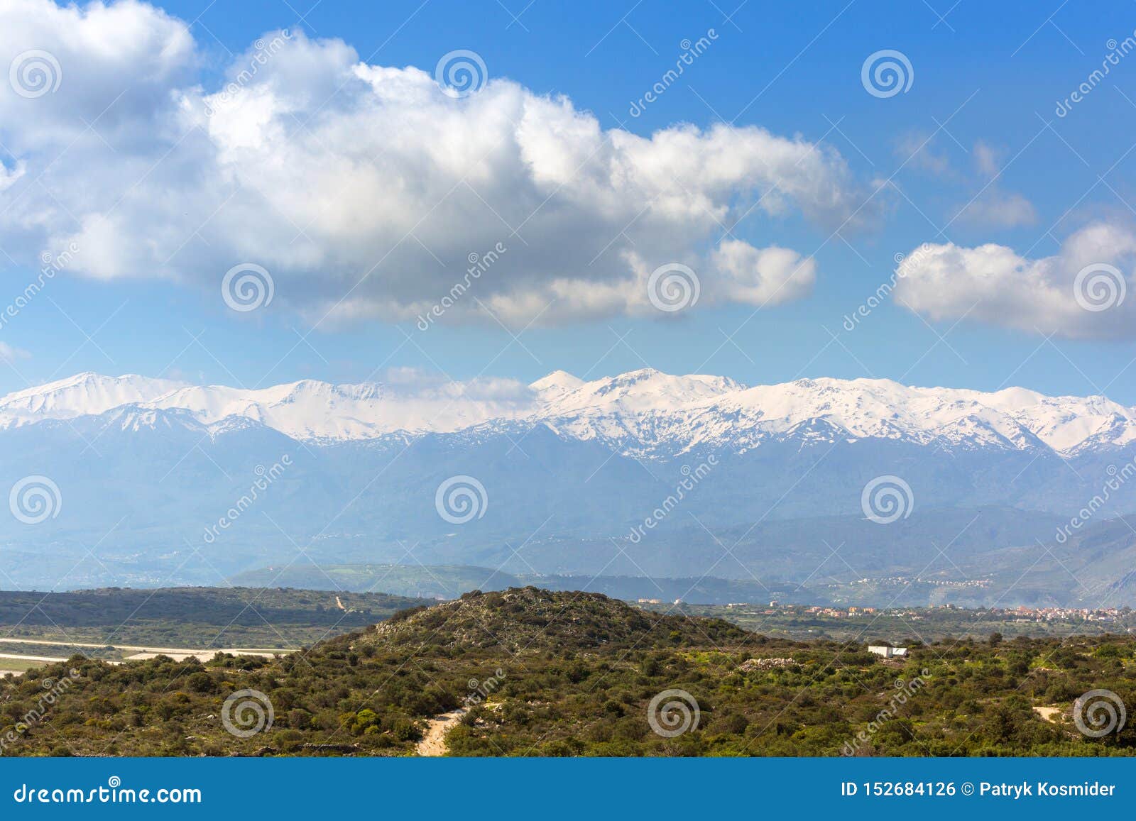 Scenery of the White Mountains on Crete, Greece Stock Photo - Image of ...