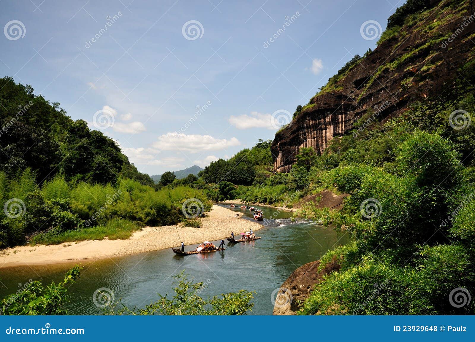 The scenery of Wuyishan stock photo. Image of wuyishan - 23929648