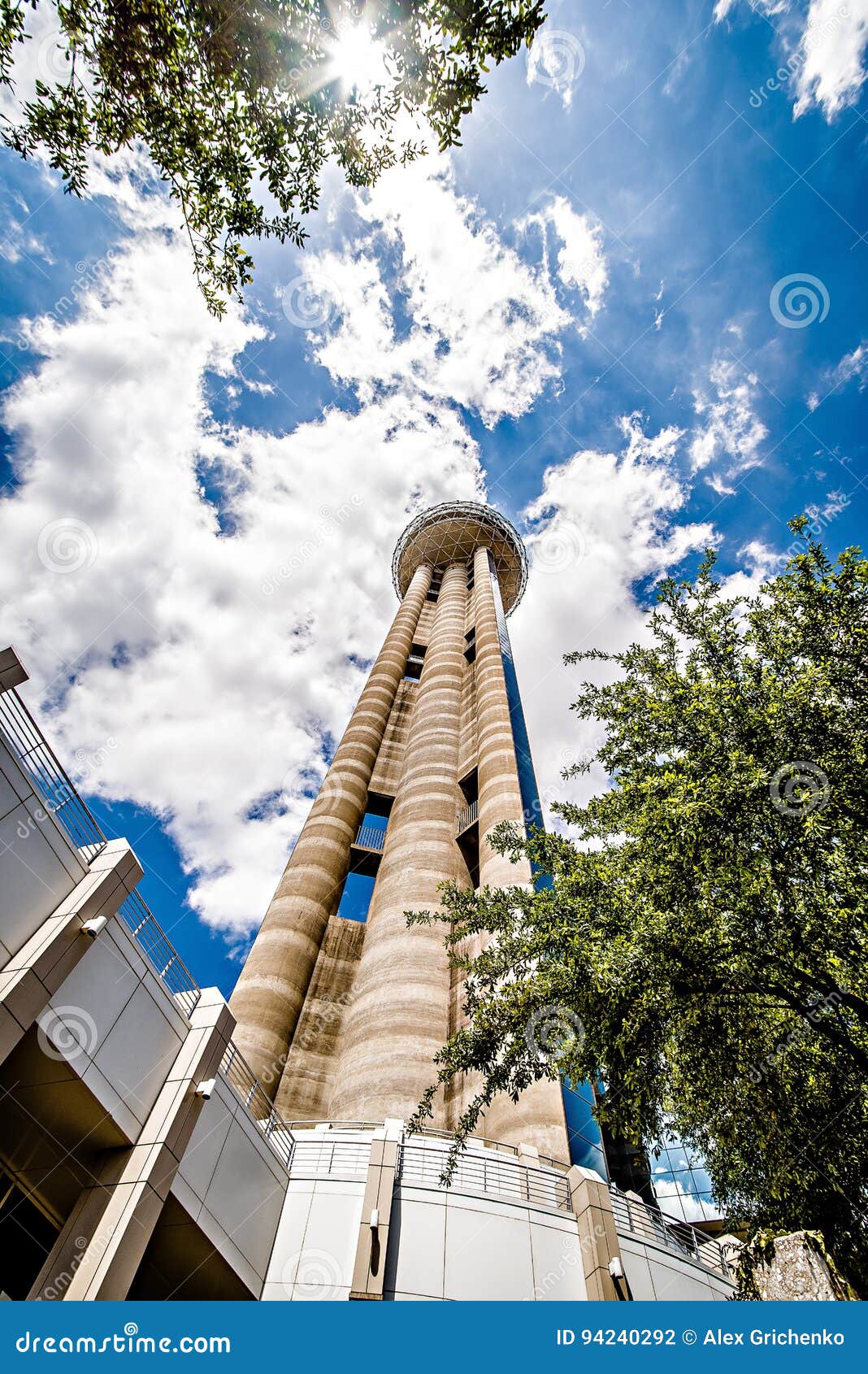 Scenes Around Reunion Tower Dallas Texas Stock Photo - Image of evening ...
