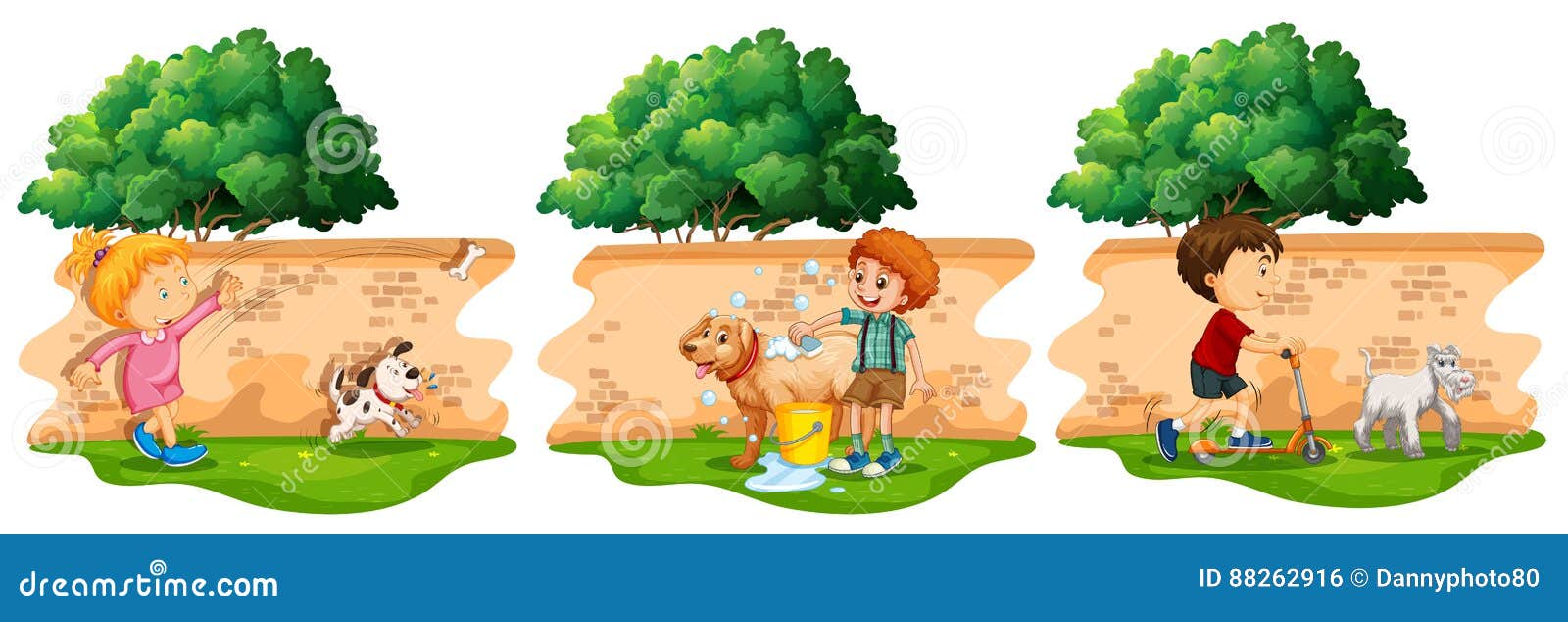 Dog Scenes Stock Illustrations – 691 Dog Scenes Stock Illustrations ...