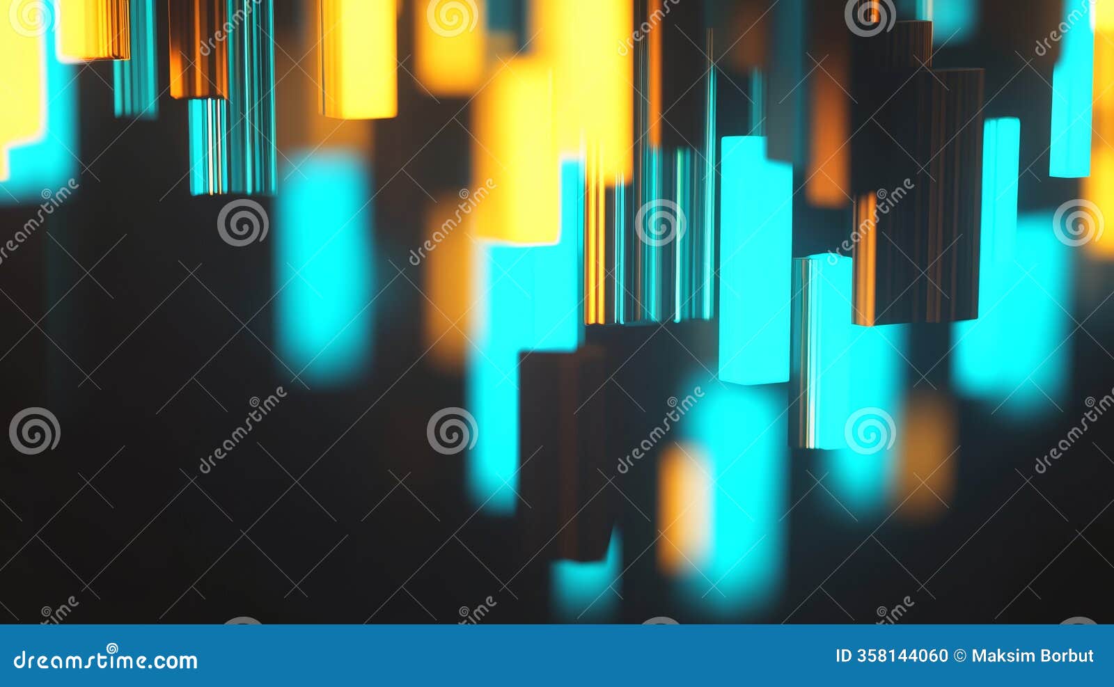 Scenes from a Data Center Corridor, Emphasizing the Numerous Server ...