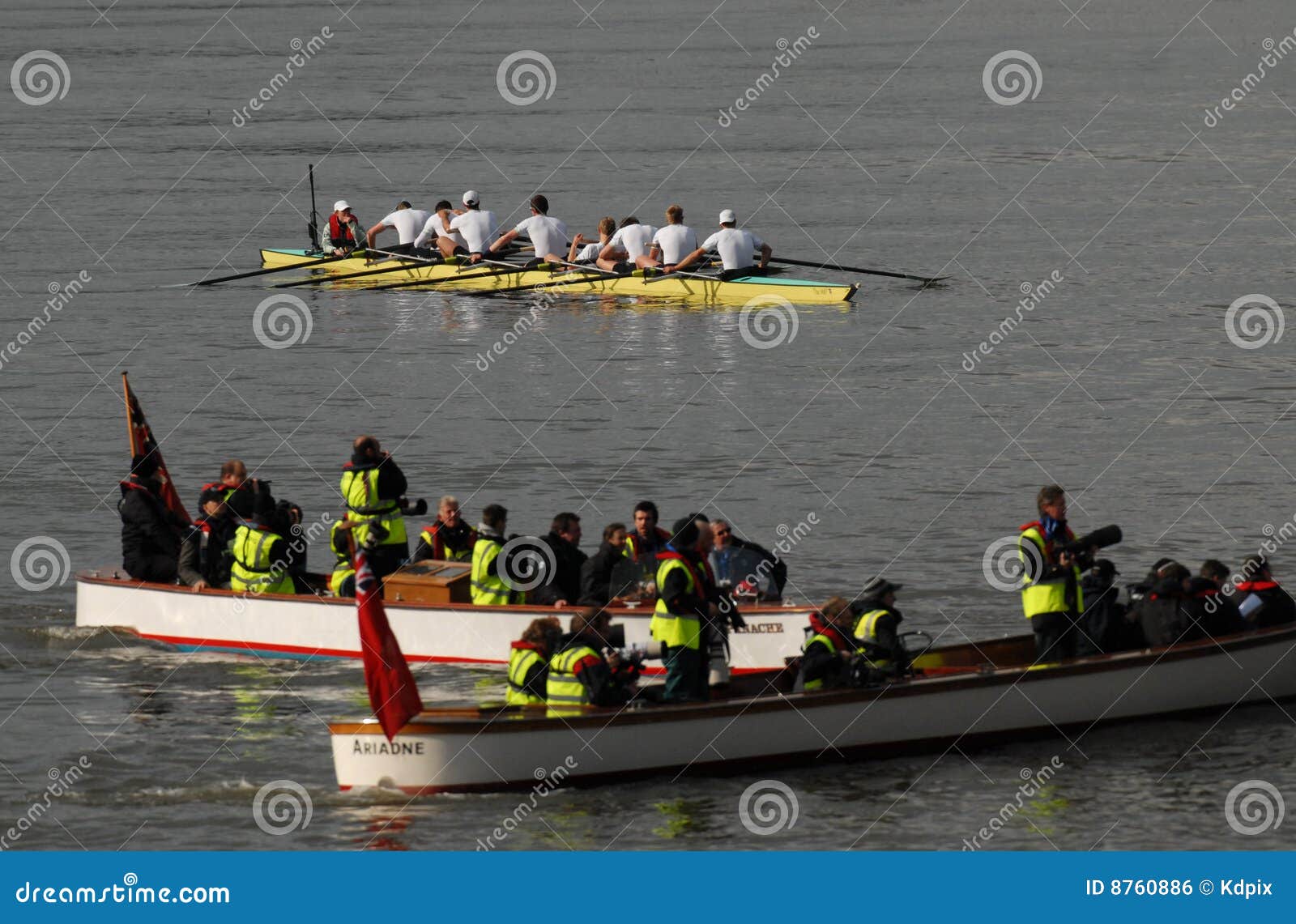 Scenes from the Finish Line at the London Oxford V Editorial Photo ...