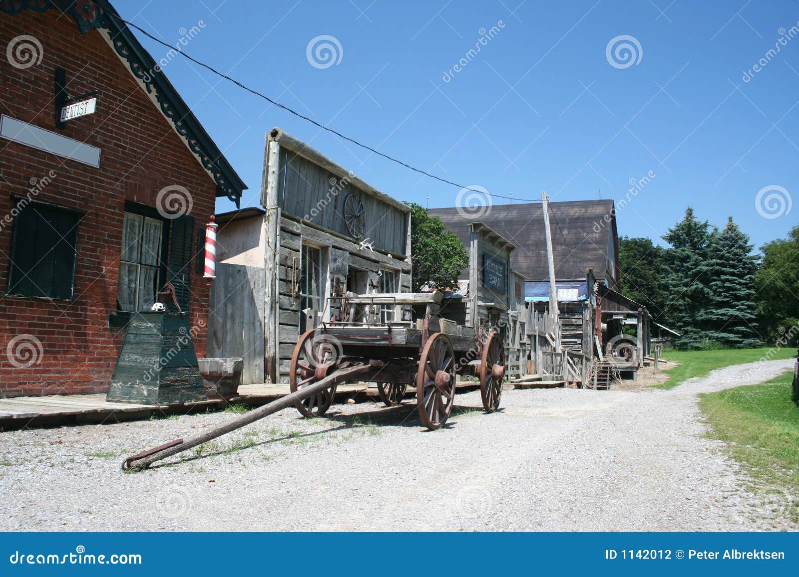 Scenes from an Old West Town Stock Photo - Image of cowboy, america ...