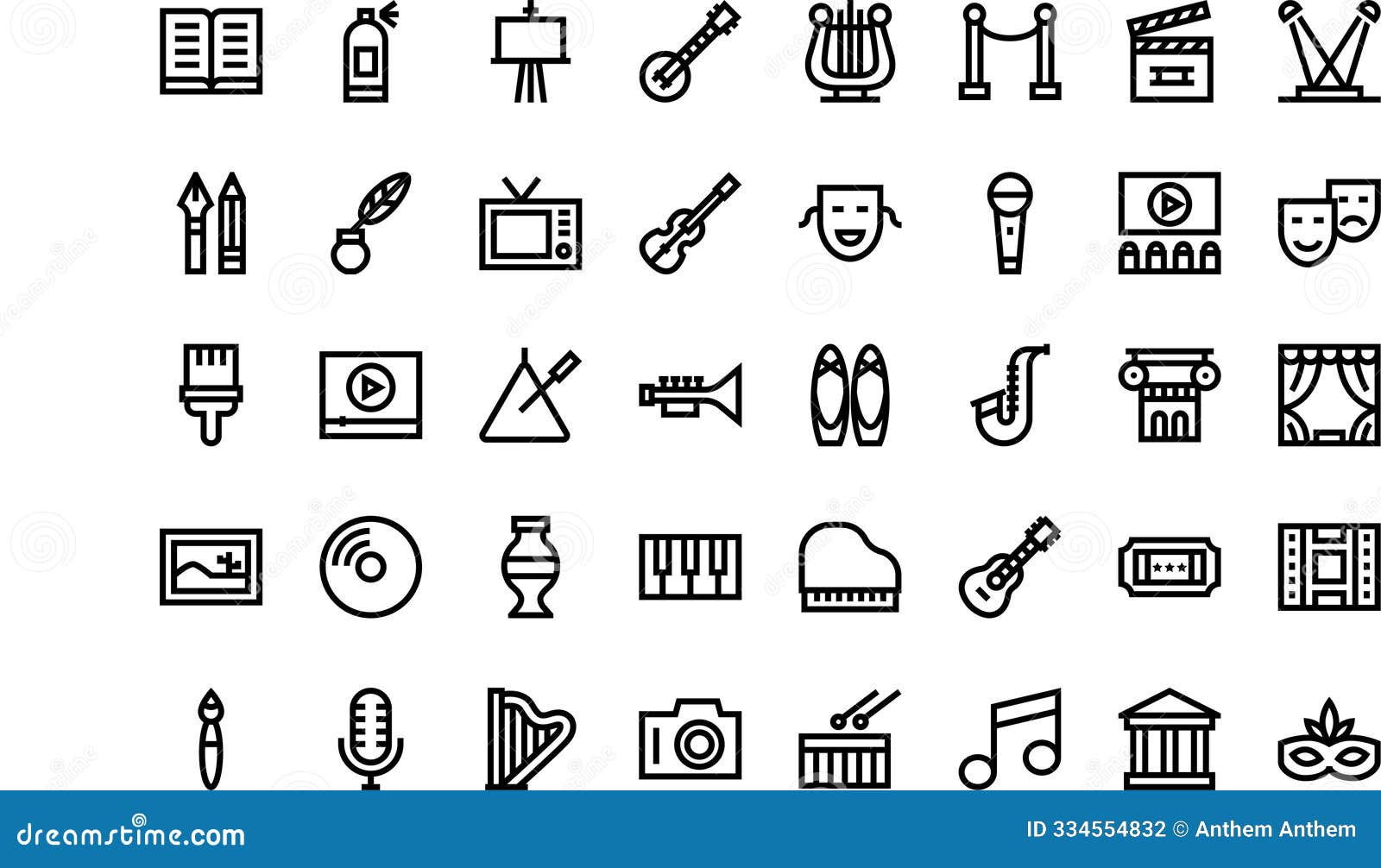 Scenic Arts Icons High-Quality Vector Icons Collection with Editable ...