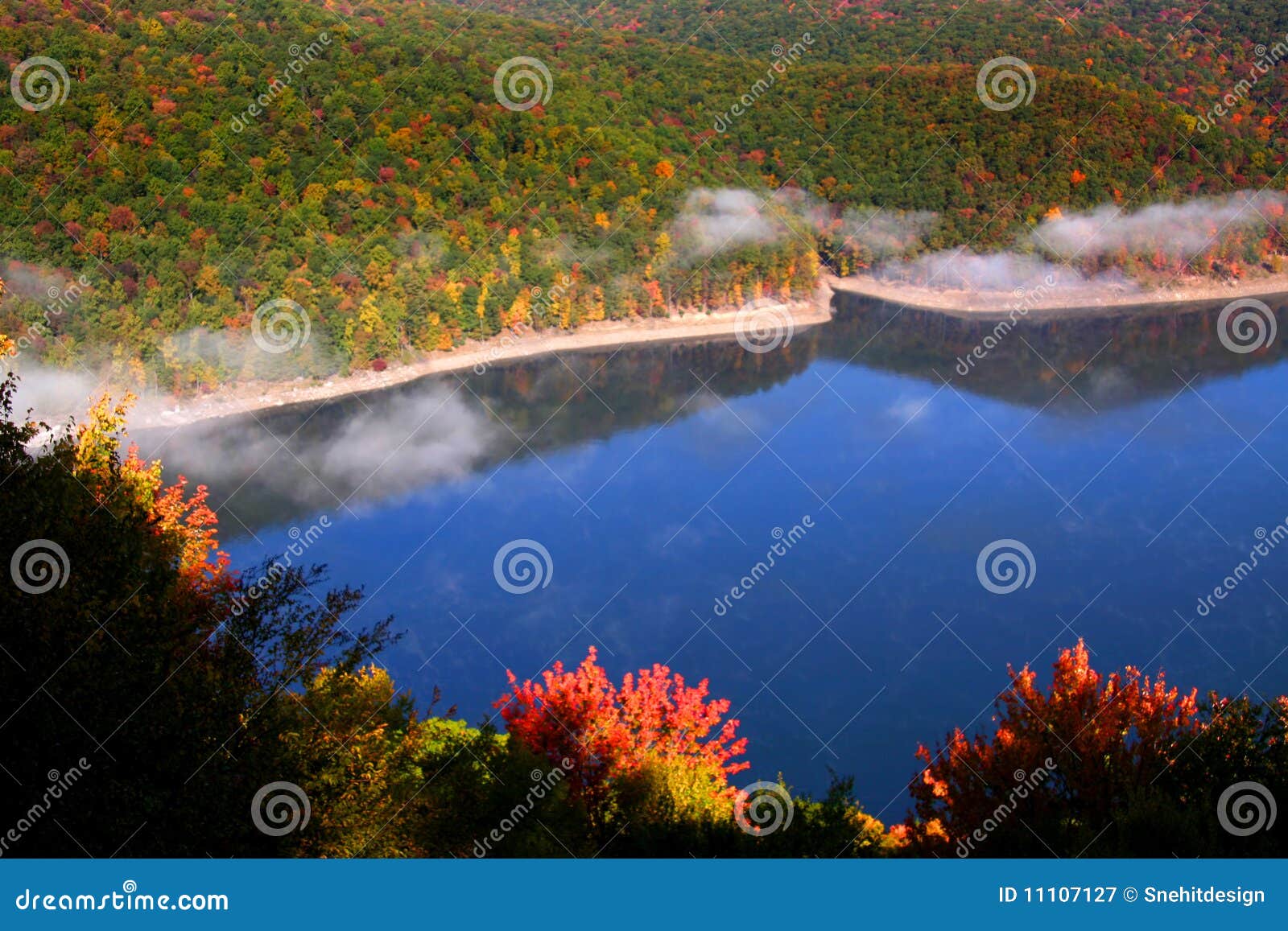 Scenic Autumn Landscape in Pennsylvania Stock Image - Image of maple ...