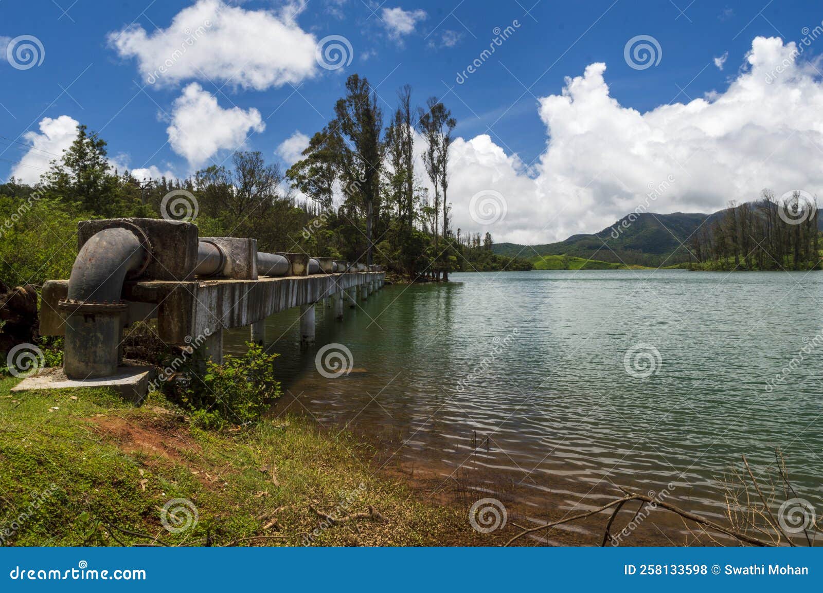 Scenic Beauty of Ooty with Visible Small Island Stock Photo - Image of ...