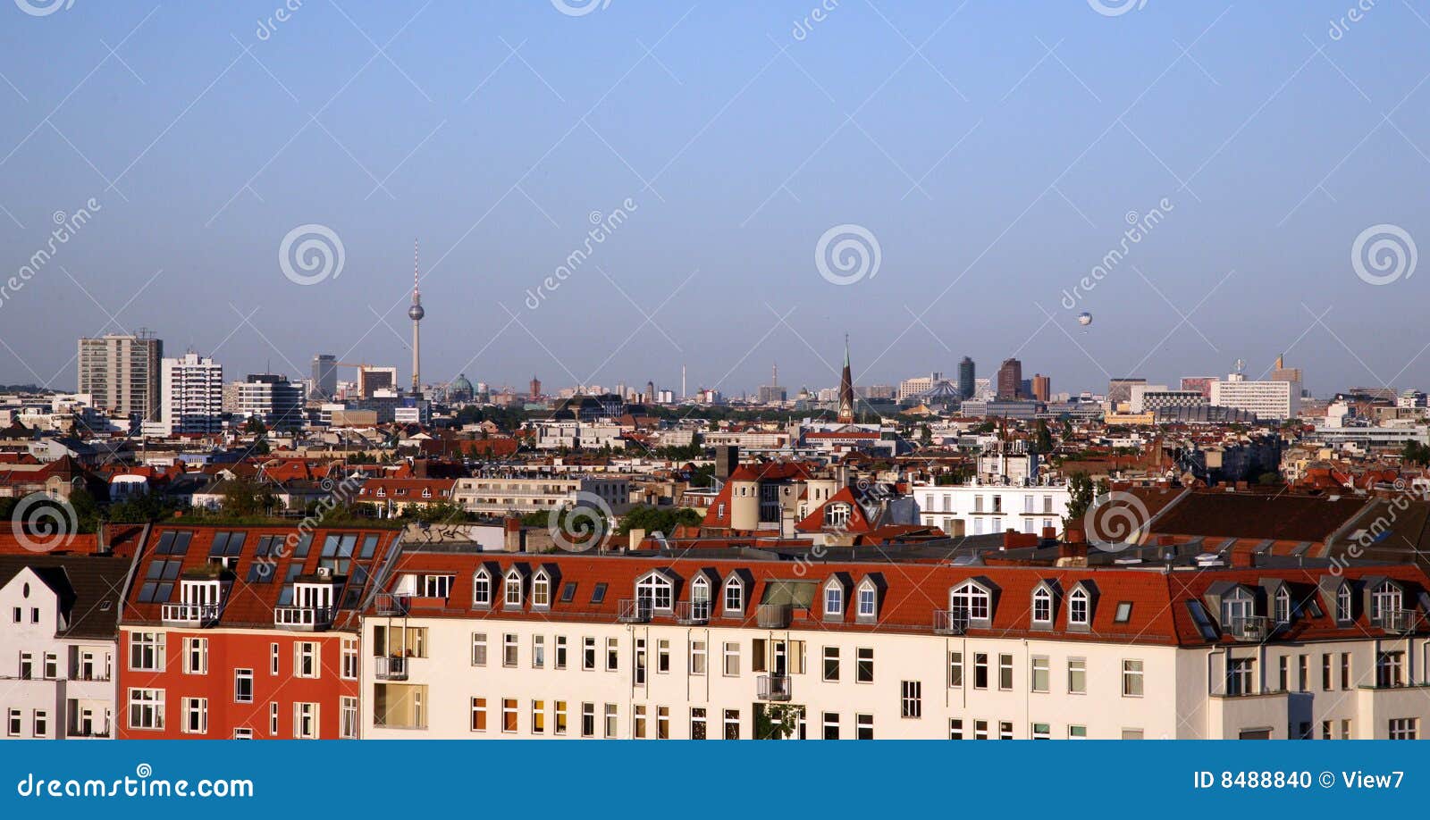 Scenic city view of Berlin stock photo. Image of scenic - 8488840
