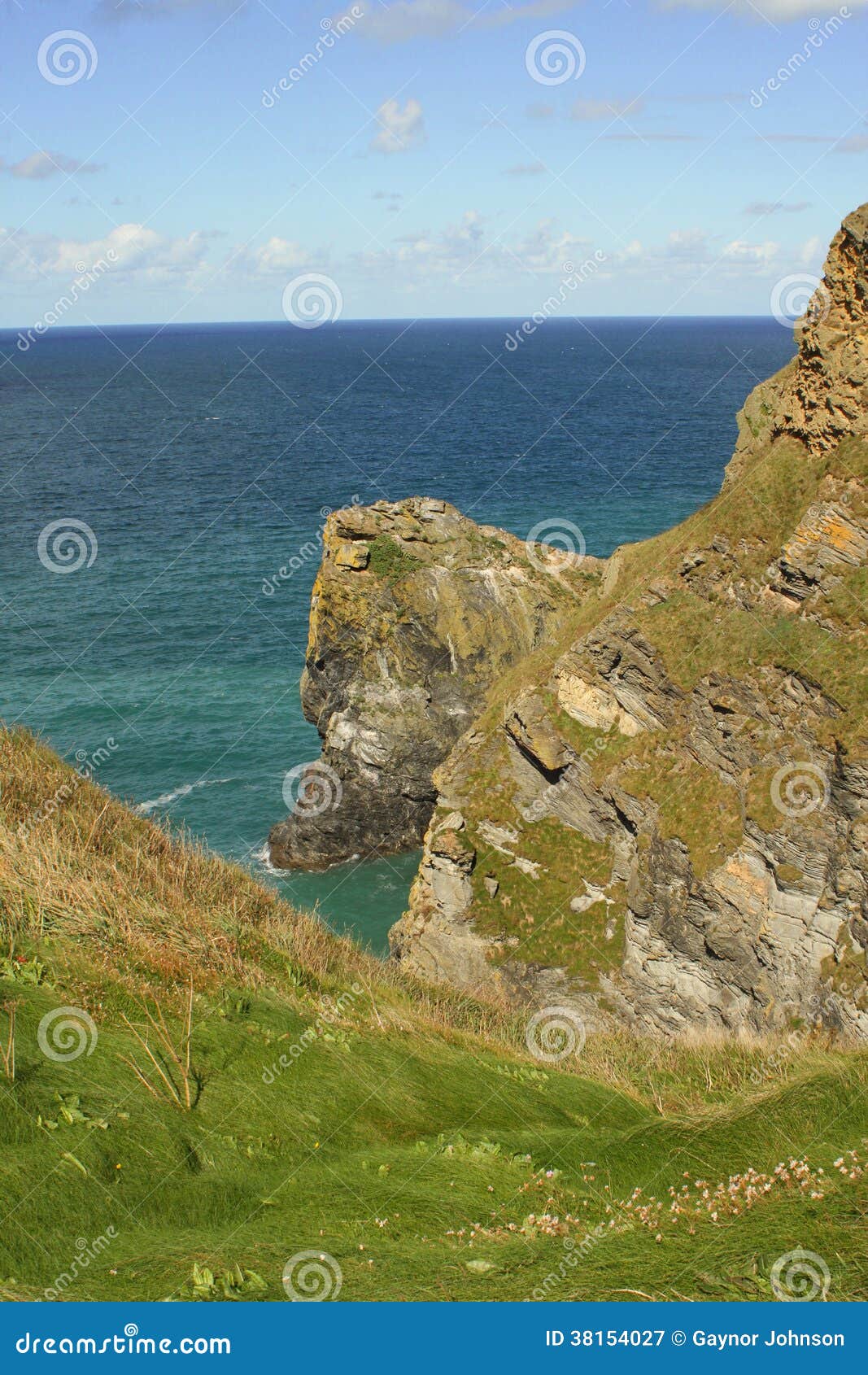 Scenic clifftop view stock image. Image of concept, current - 38154027