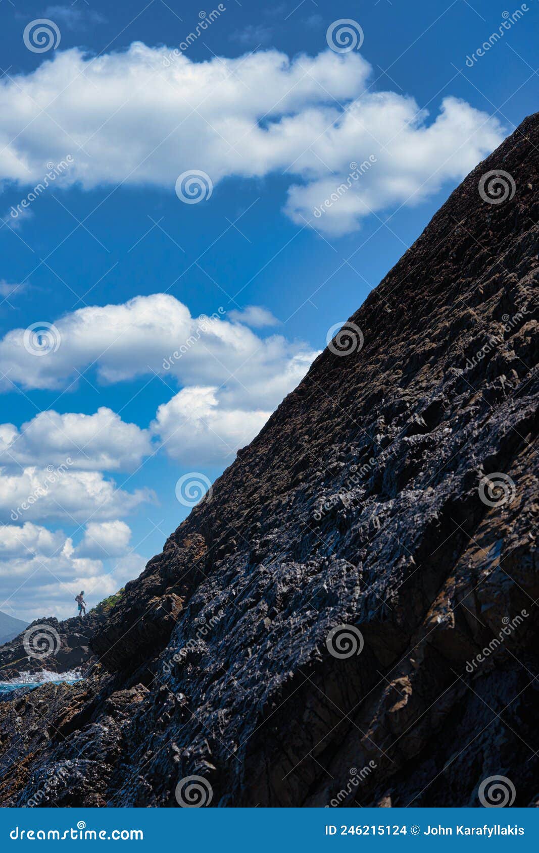 Scenic Coastal Cliffside stock photo. Image of park - 246215124