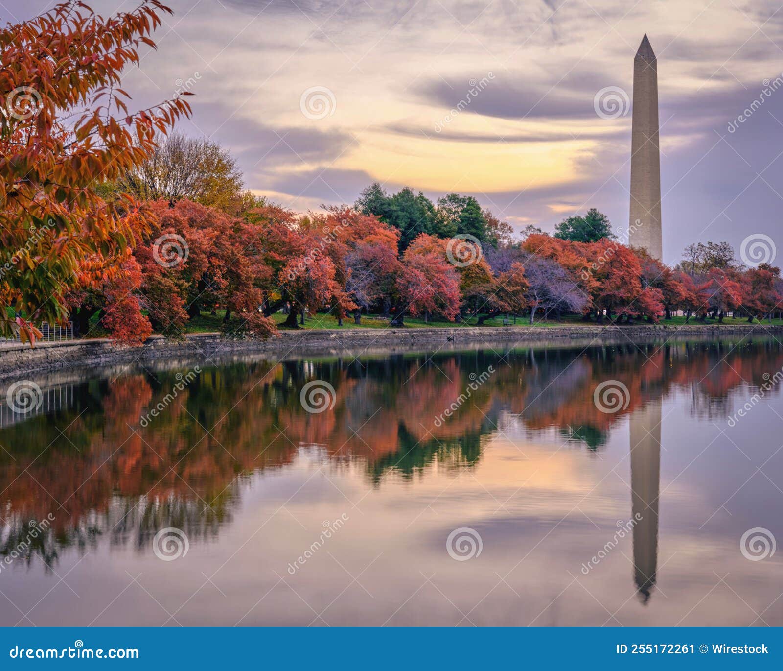 Scenic DC Landscape in the Autumn Season Stock Image - Image of united ...