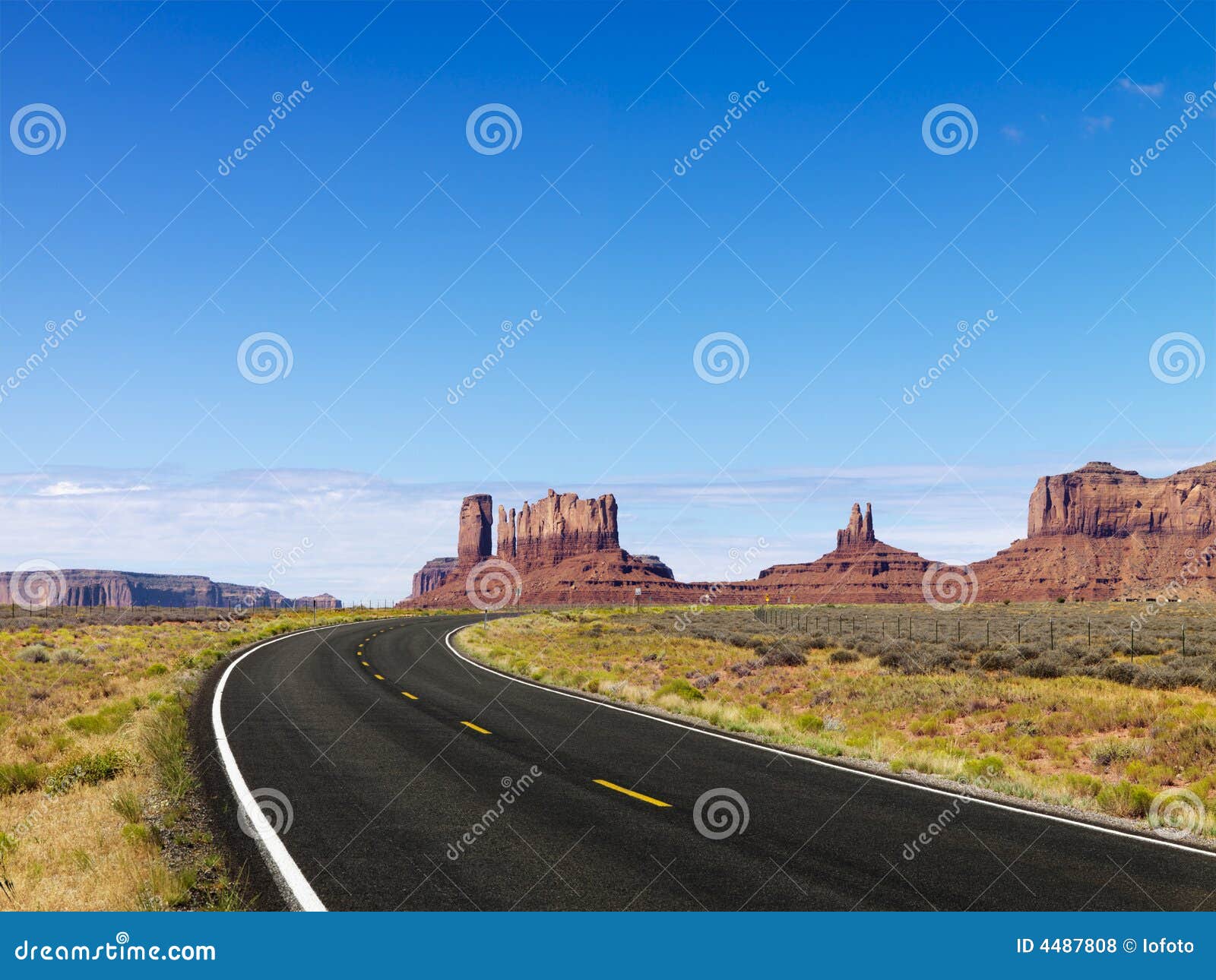 Scenic desert highway. stock photo. Image of scenic, photograph - 4487808
