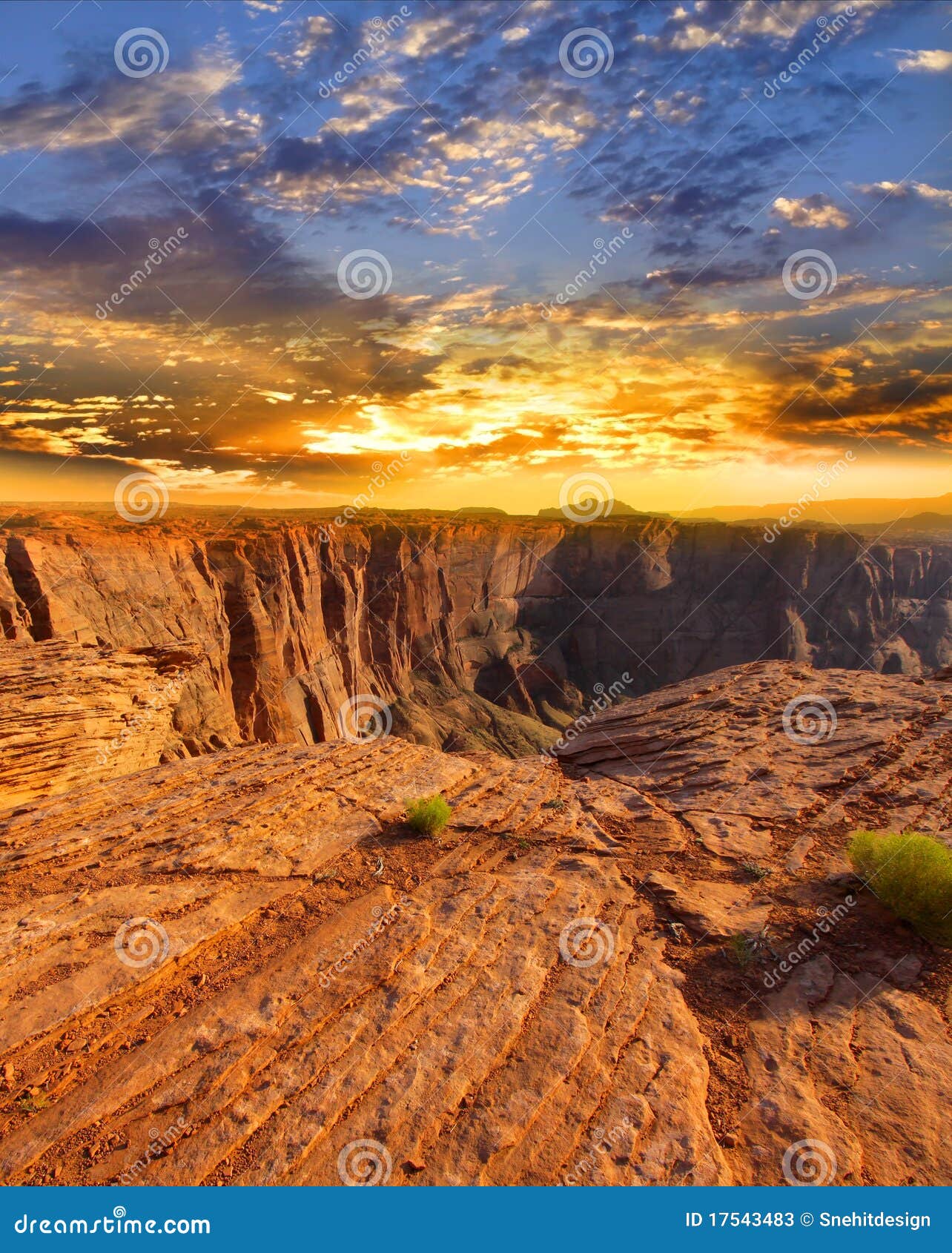 Scenic desert landscape stock image. Image of rock, travel - 17543483