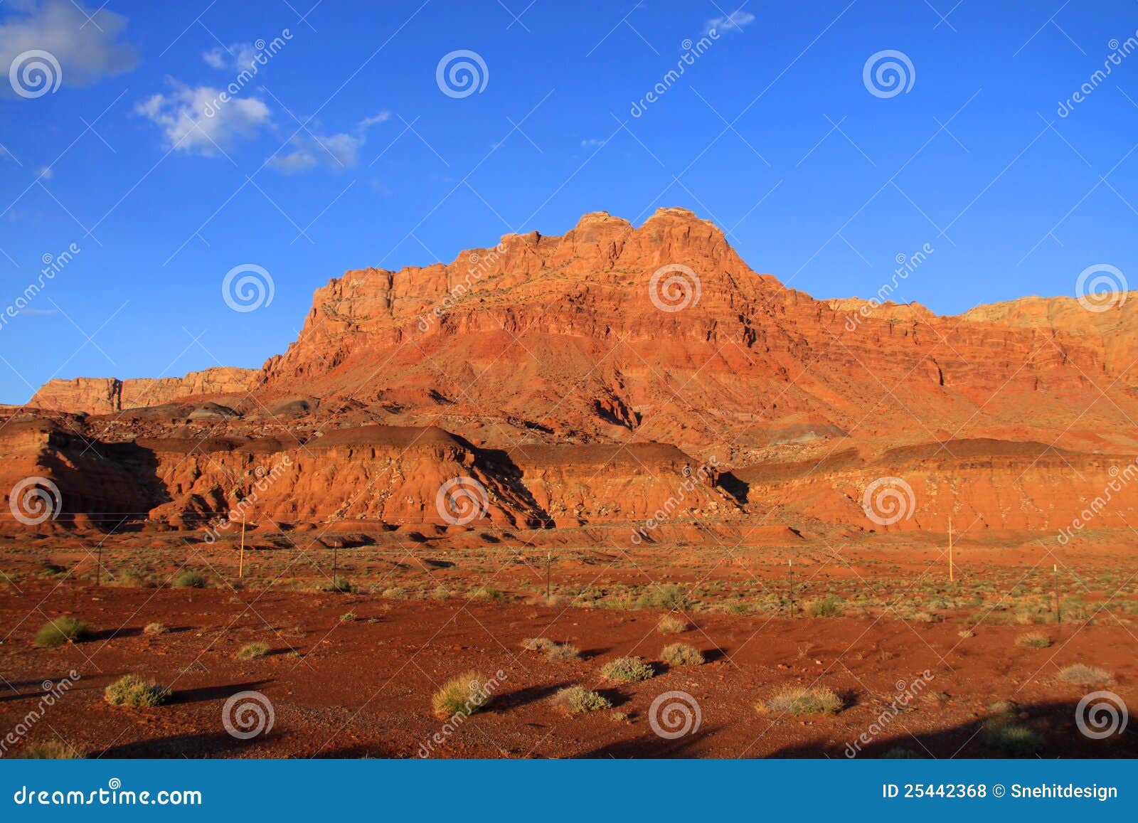 Scenic desert landscape stock photo. Image of mesa, scene - 25442368