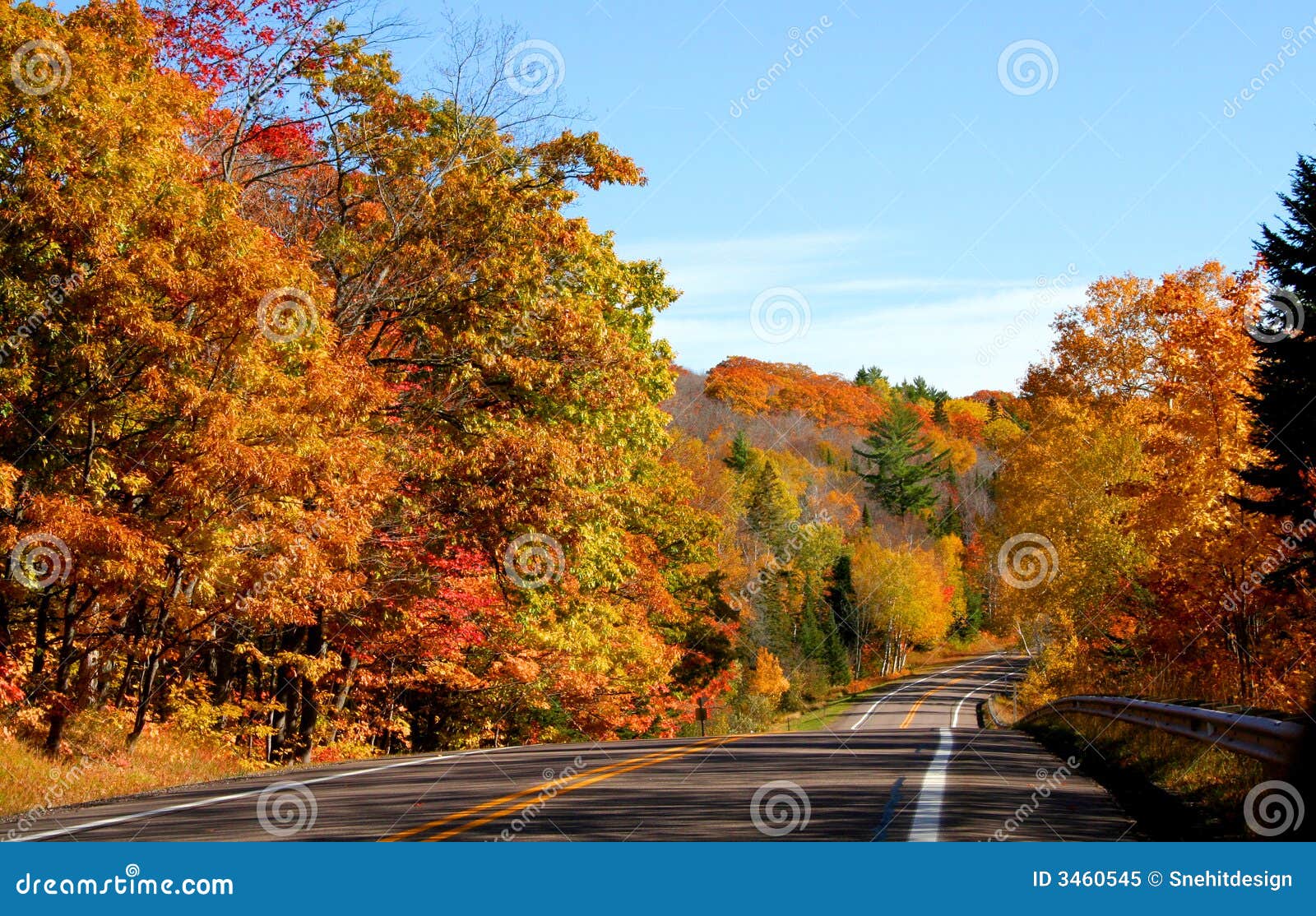 Scenic Drive stock image. Image of driving, nature, hillside - 3460545