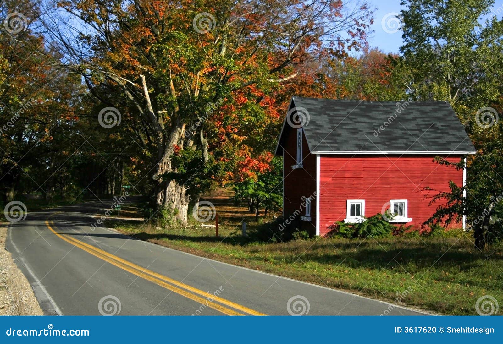Scenic Drive Way stock photo. Image of outdoors, country - 3617620