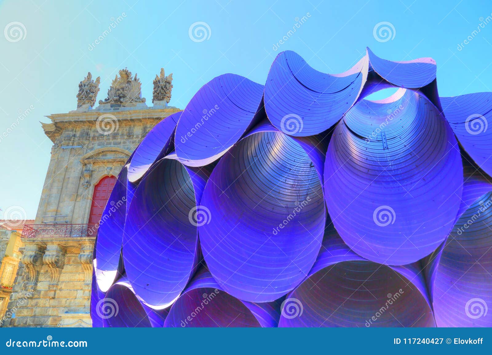 Eclipse structure in Porto editorial photography. Image of famous ...