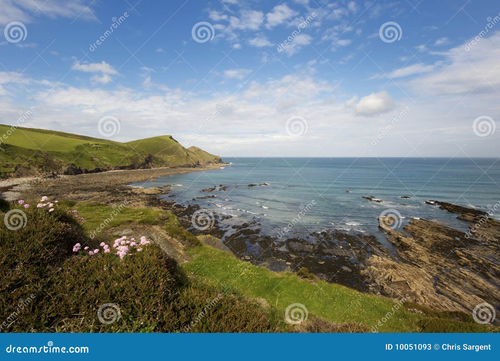 Scenic English seacoast stock image. Image of landscape - 10051093