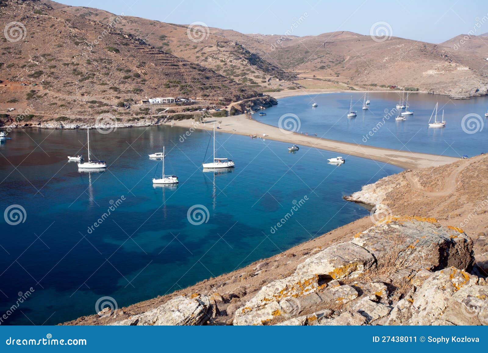Scenic Greek bays stock image. Image of summer, scenic - 27438011