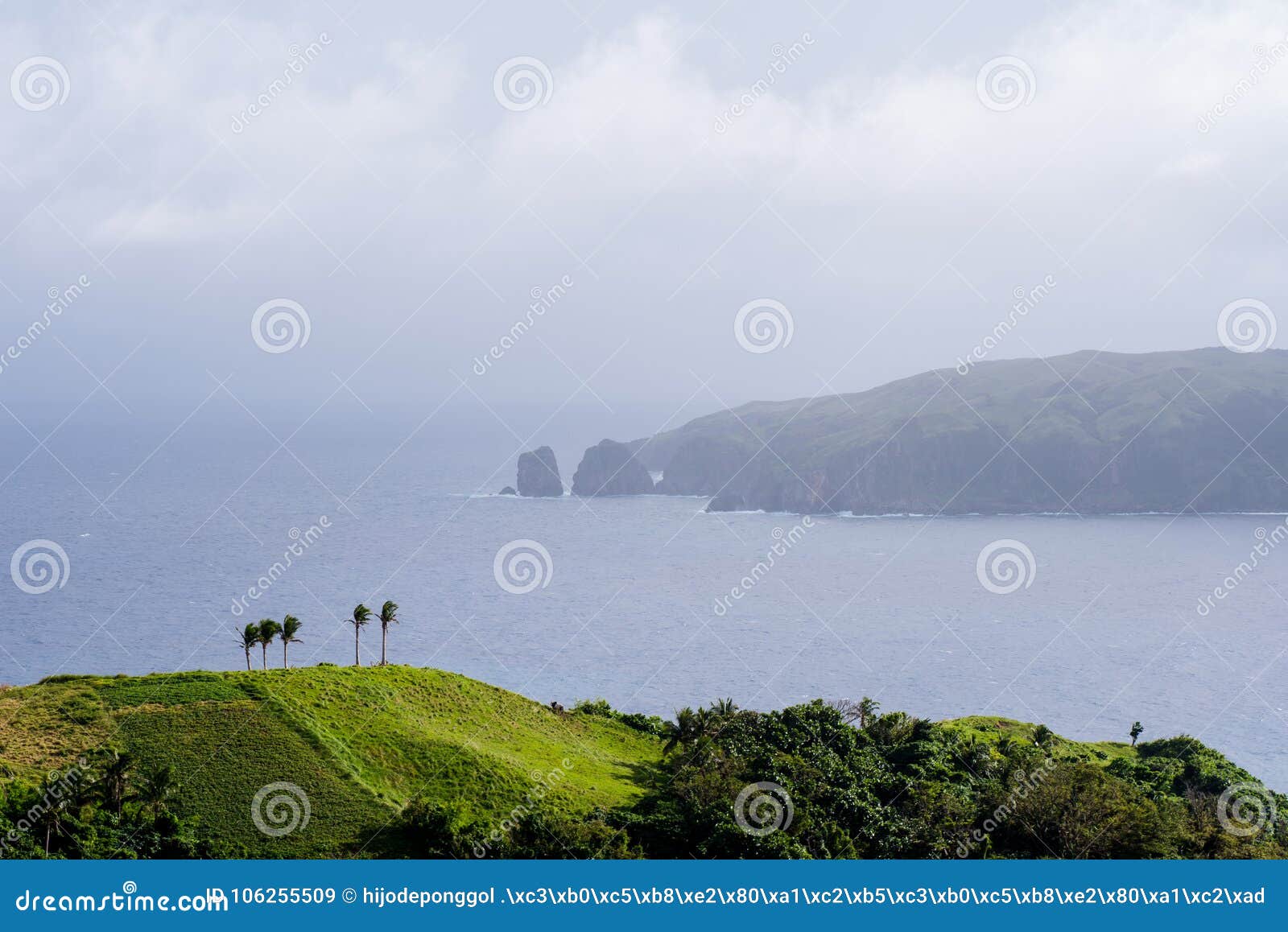 Scenic Hills at Basco, Batanes, Philippines Stock Image - Image of ...