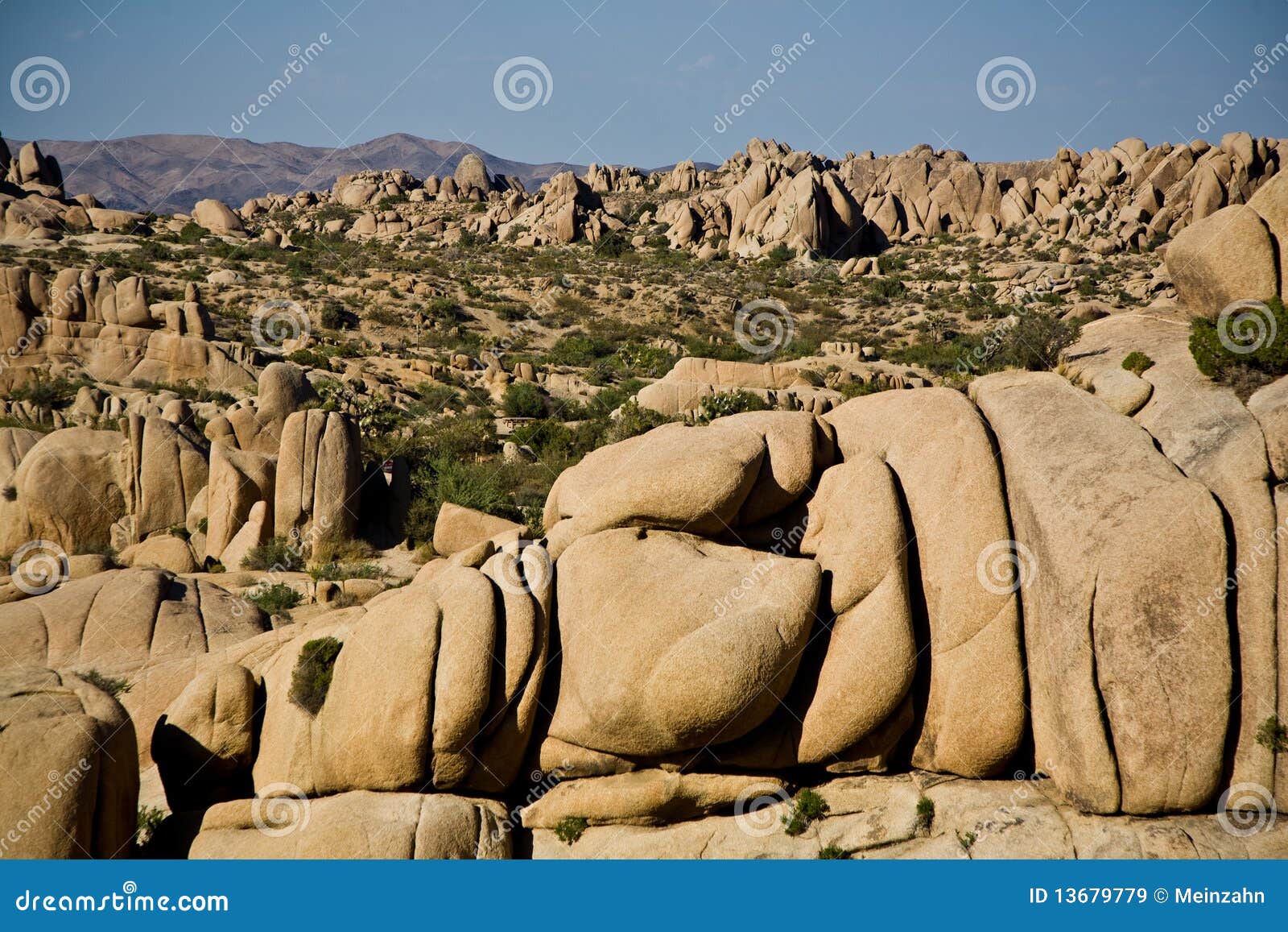 Scenic Jumbo Rock in Joshua Tree Stock Image - Image of rock, natural ...