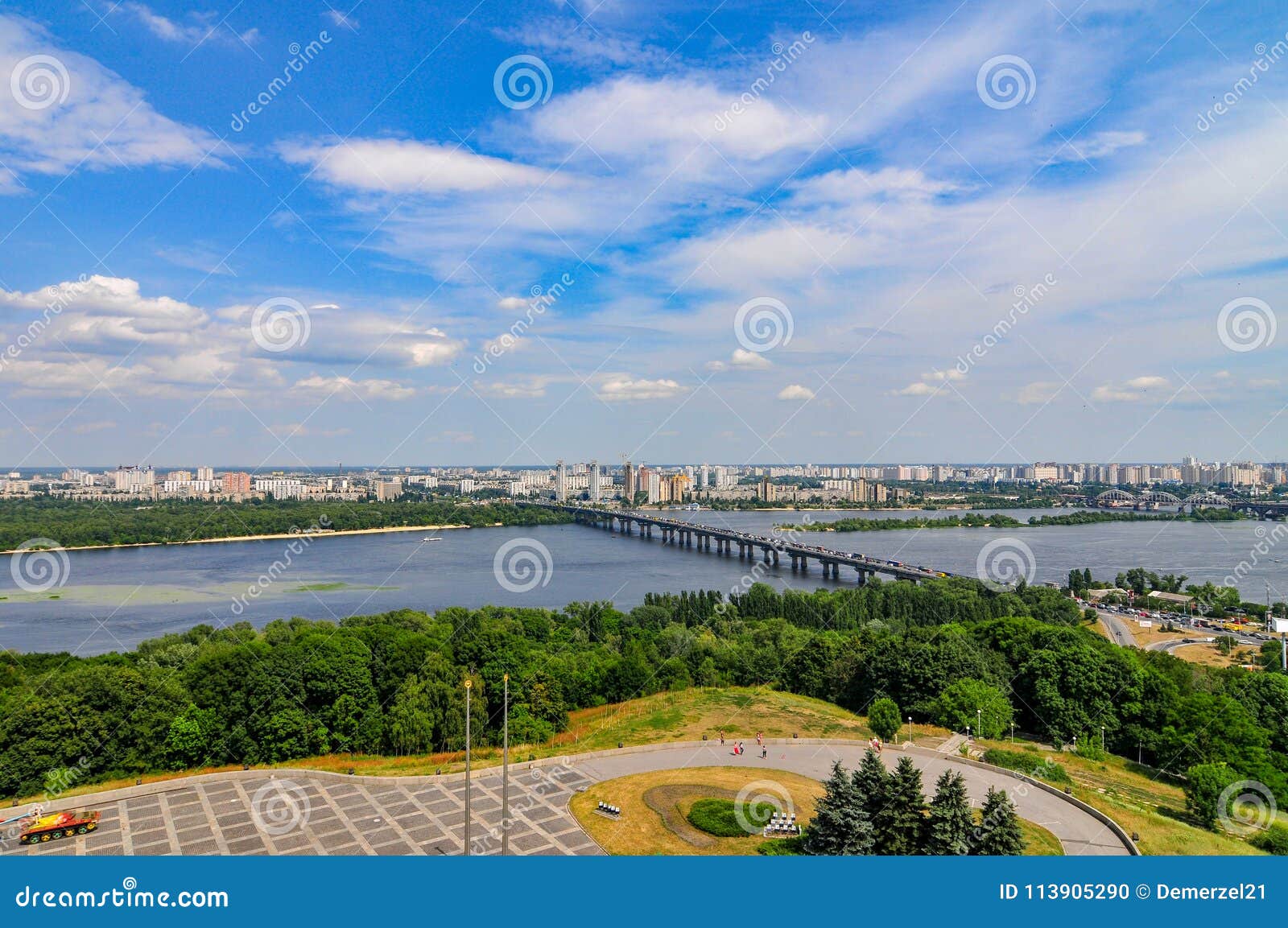 Scenic Kiev, Ukraine stock photo. Image of europe, building - 113905290