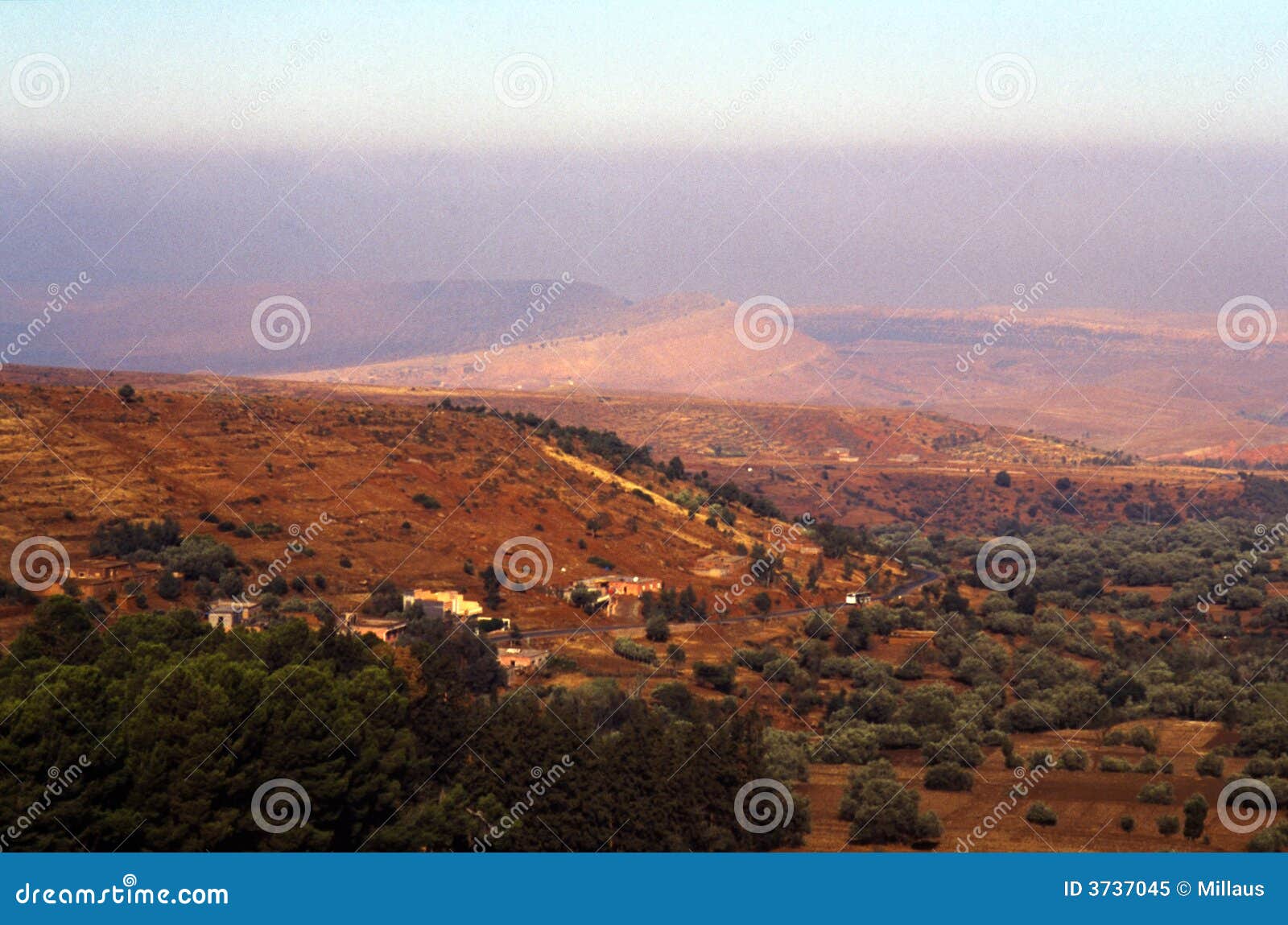 Scenic Landscape of Morocco Stock Image - Image of high, remoteness ...