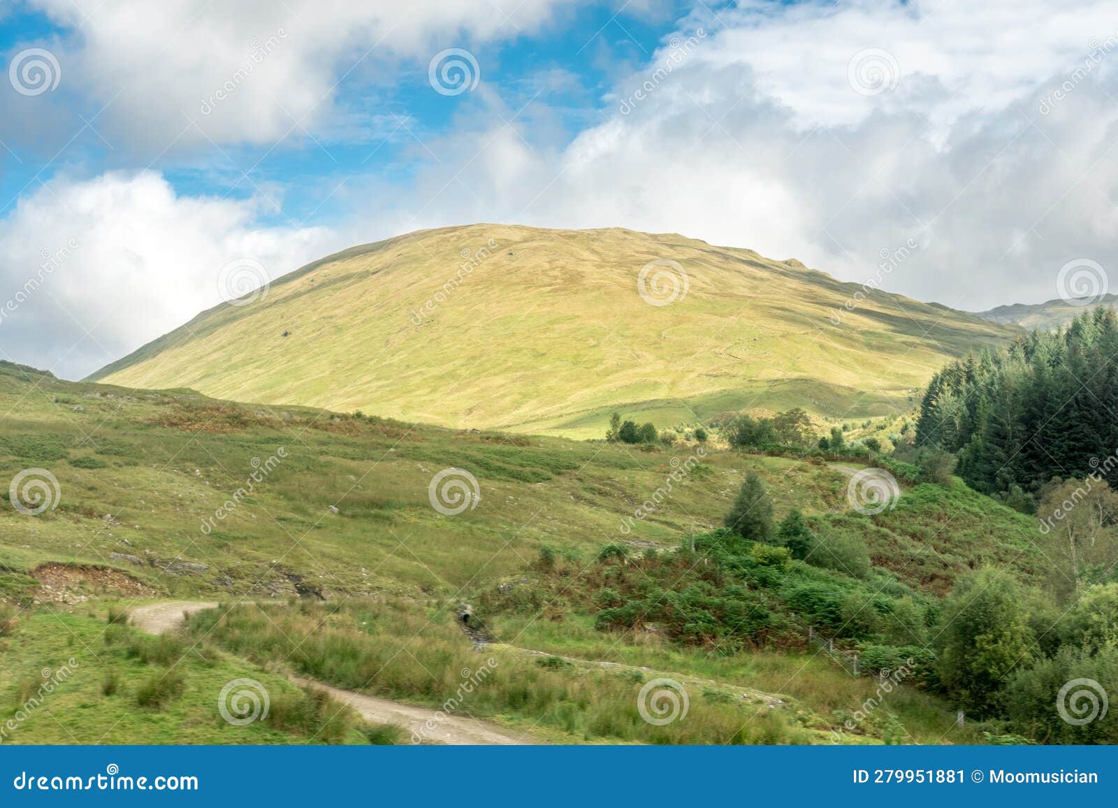 Scenic Landscape View of Scottish Highland Stock Image - Image of ...