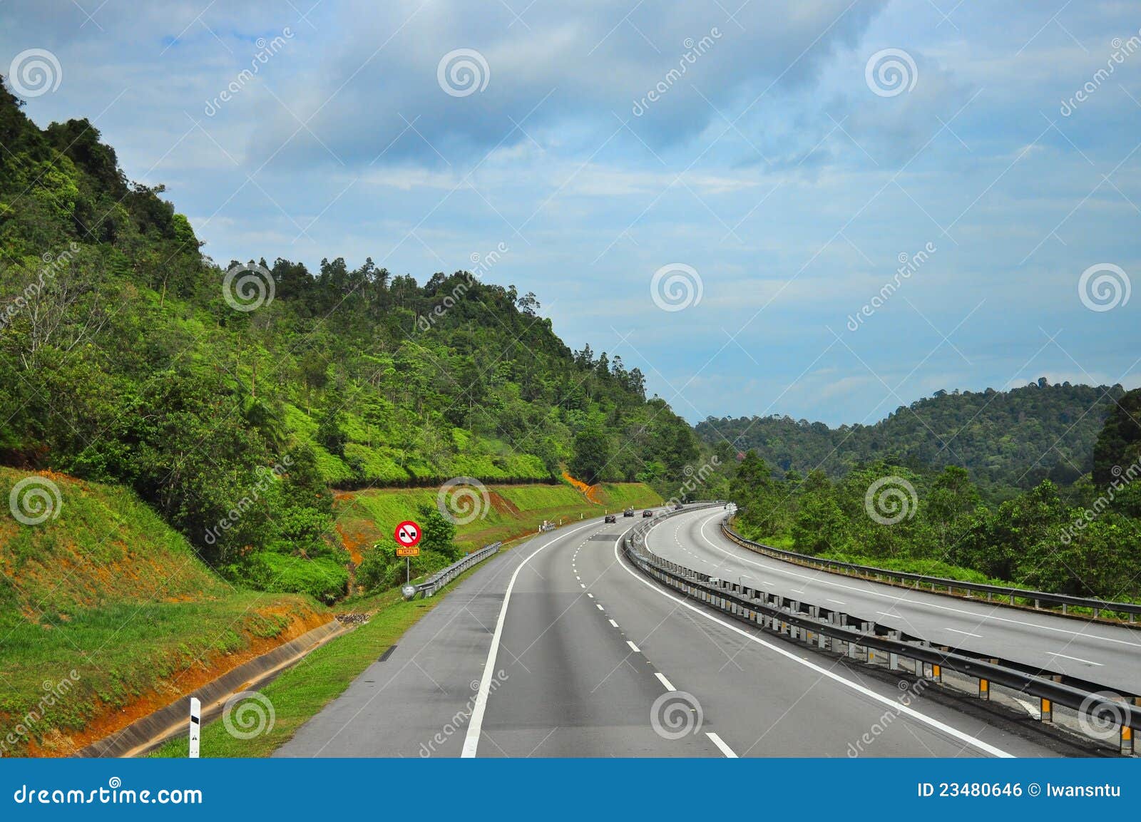 Scenic Malaysian Highway stock photo. Image of plant - 23480646