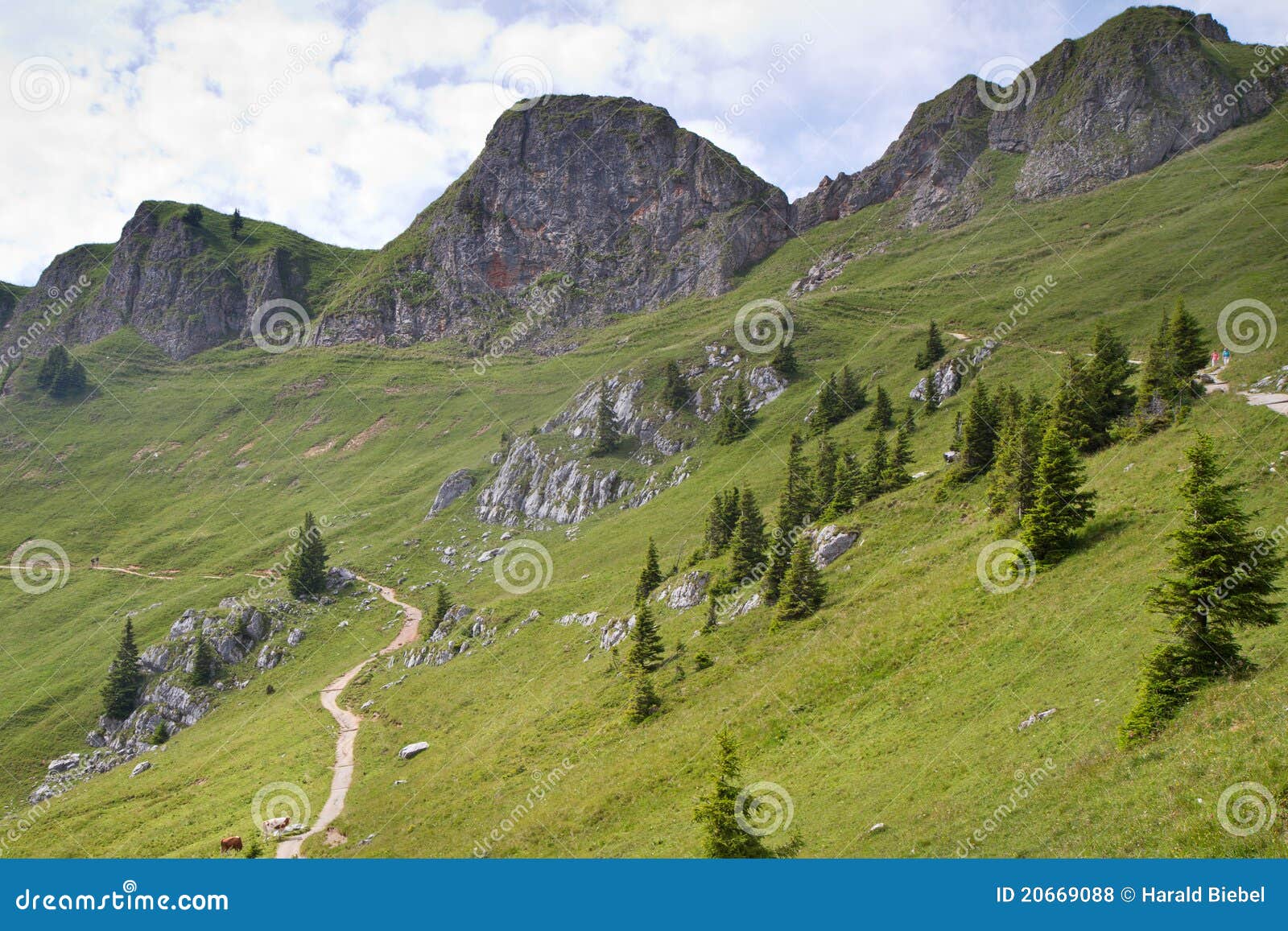 Scenic Mountains in Germany Stock Photo - Image of summit, alps: 20669088
