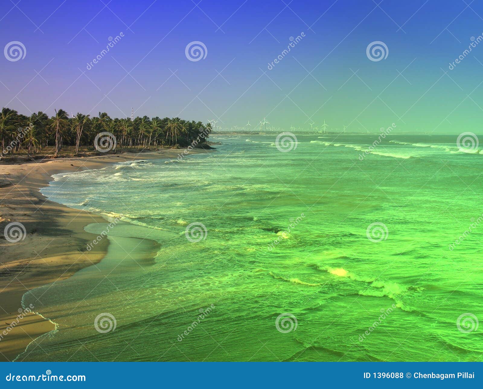 Scenic ocean. stock photo. Image of refine, tint, shore - 1396088