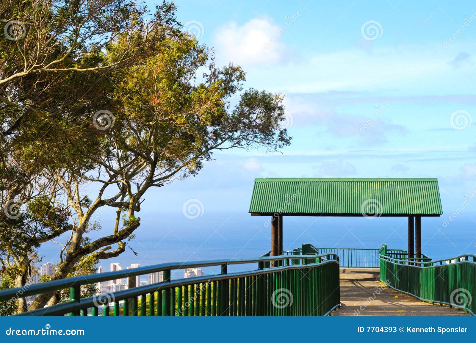 Scenic overlook stock image. Image of high, platform, blue - 7704393