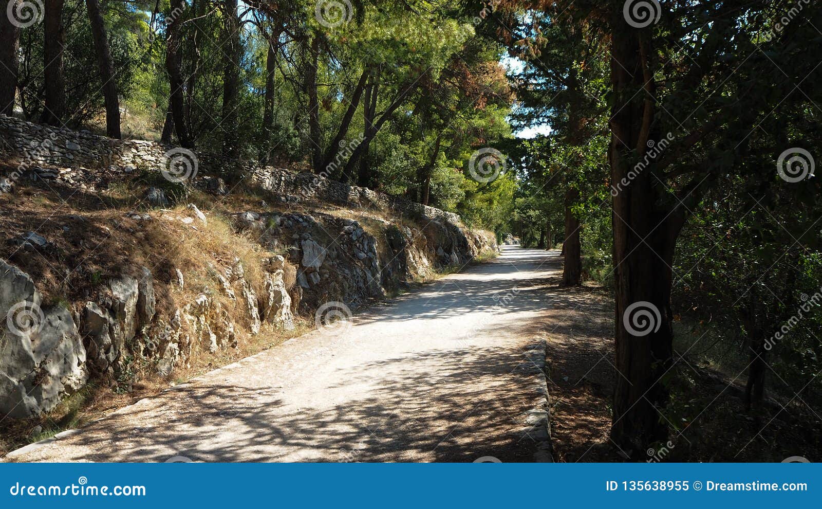 Scenic Path in Tranquil Park in Split, Croatia Stock Image - Image of ...