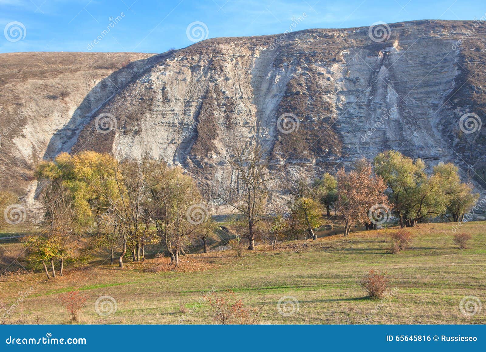Scenic Place with Big Hills Stock Photo - Image of tranquility, tourism ...