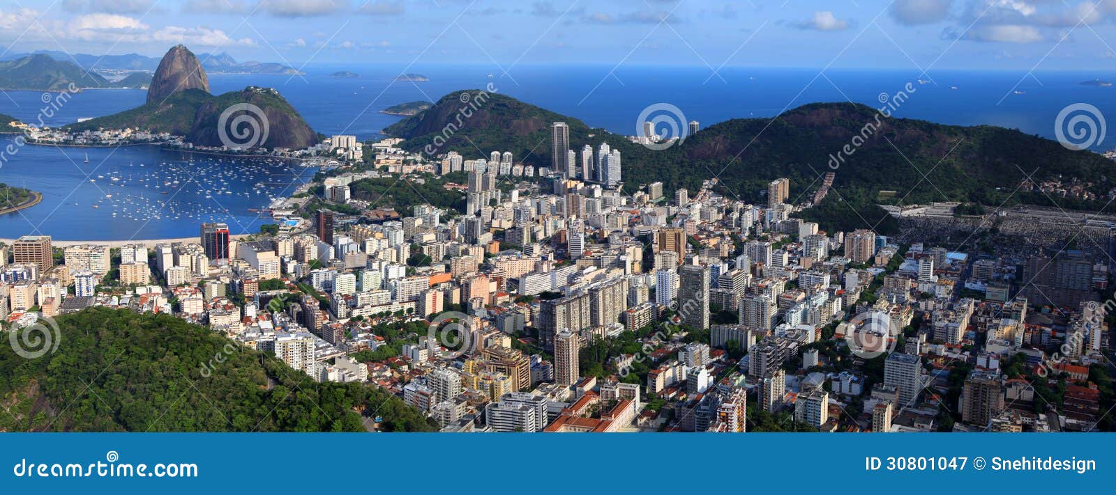Scenic Rio stock image. Image of cityscape, famous, coast - 30801047