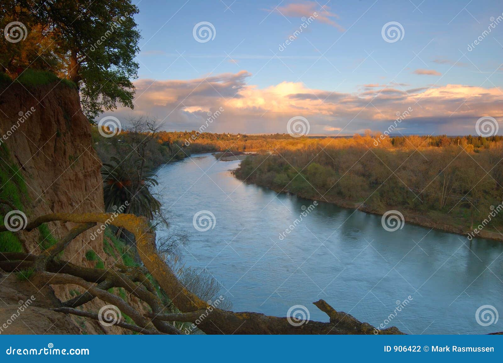 Scenic river landscape stock photo. Image of overlooking - 906422