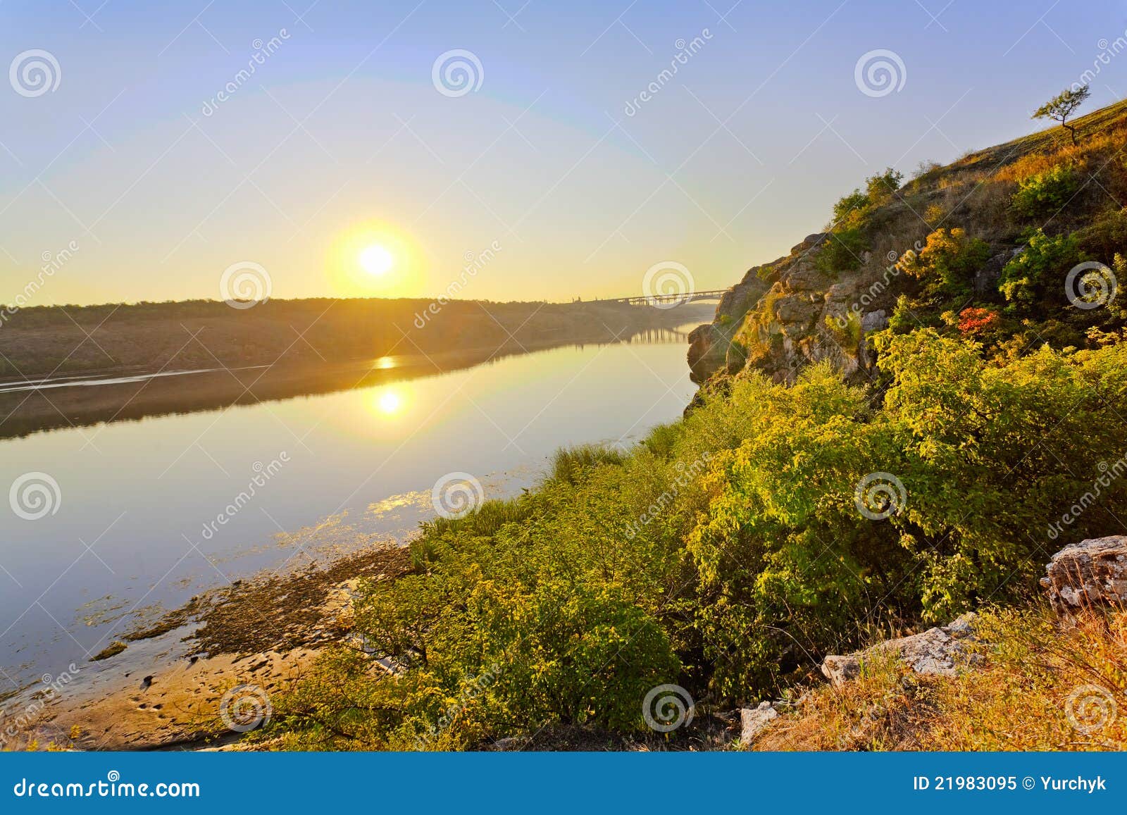 Scenic riverside view stock image. Image of ecology, vibrant - 21983095