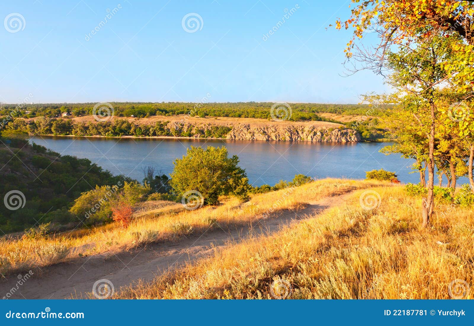 Scenic riverside view stock image. Image of cloud, season - 22187781