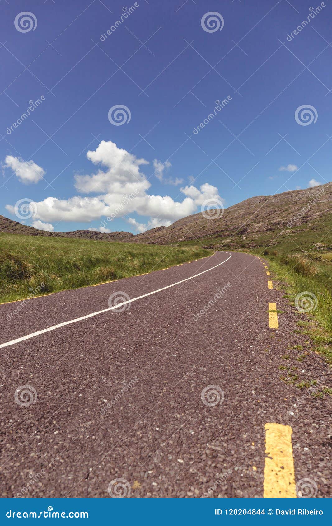 Scenic Road Views of Ring of Kerry in Ireland Stock Photo - Image of ...