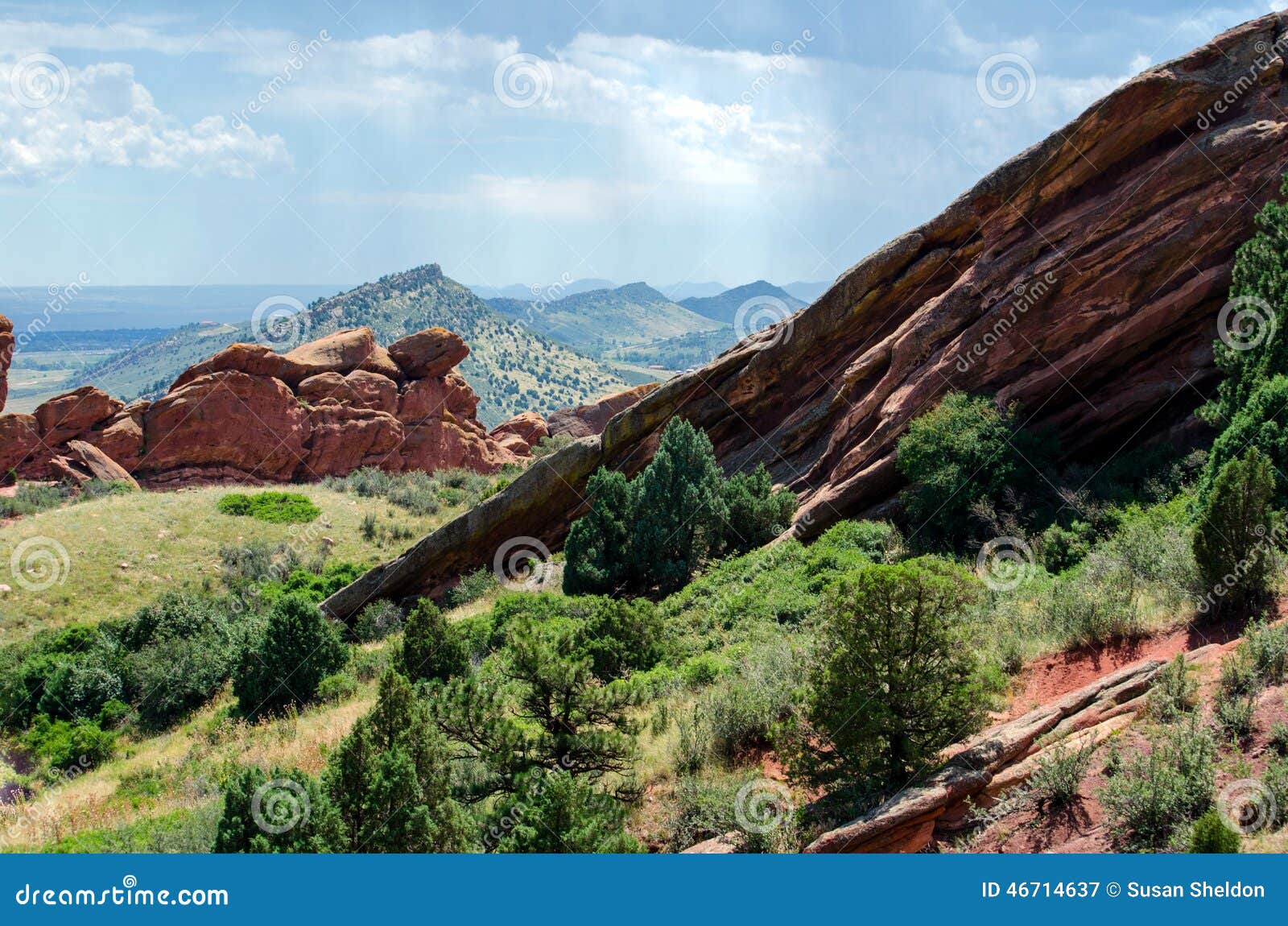 Scenic Rock Formations in Colorado Stock Image - Image of america ...