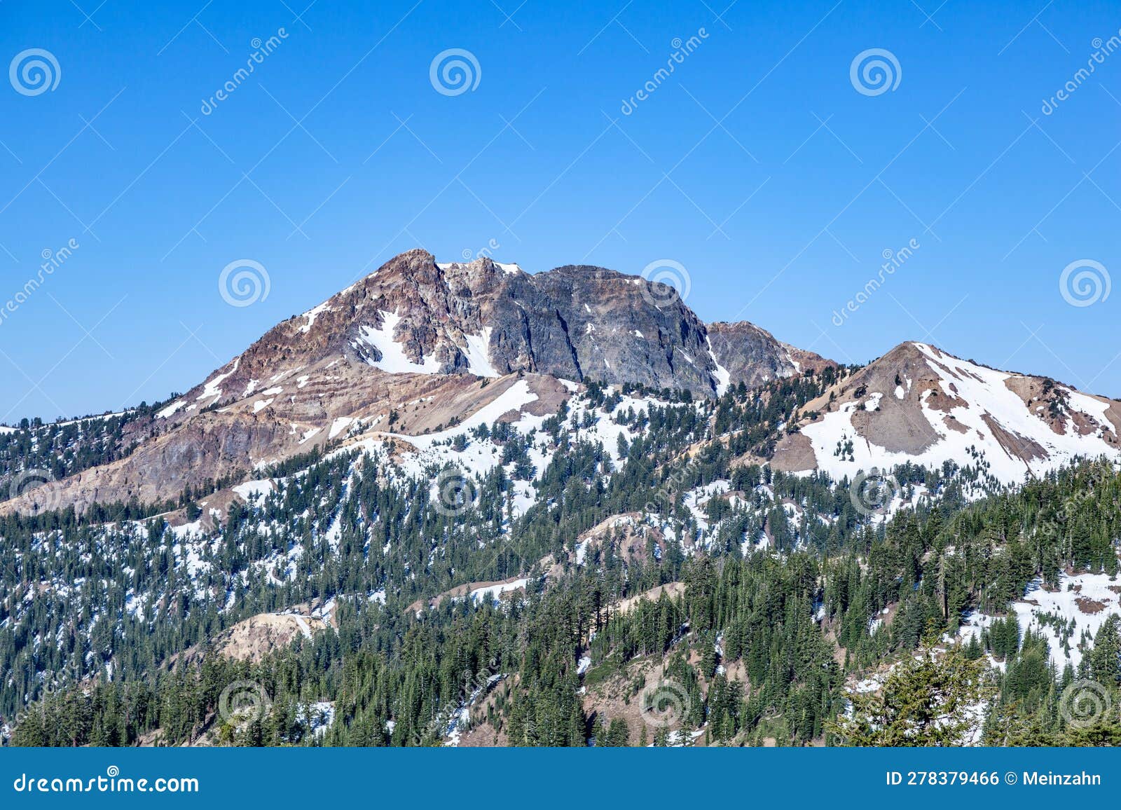 Scenic Rock at Lasson National Park Stock Photo - Image of rugged ...