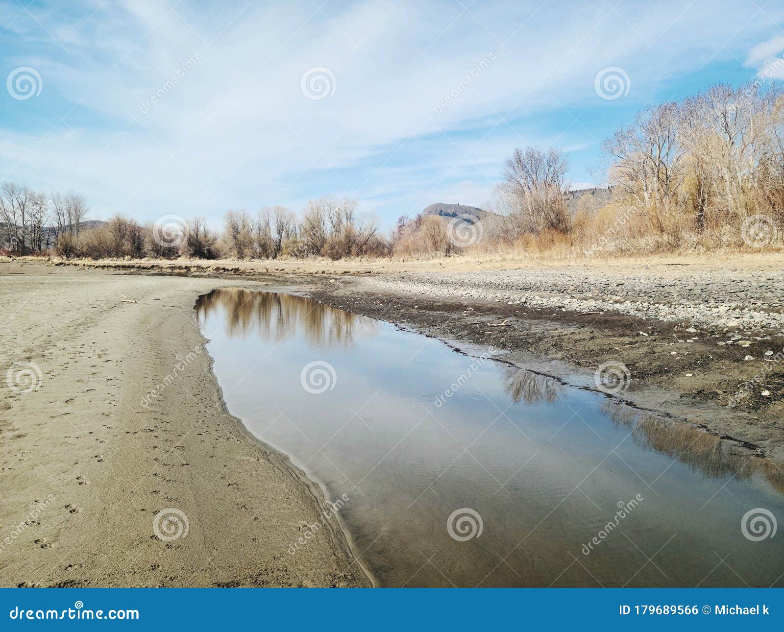 Scenic spring reflection stock photo. Image of lake - 179689566