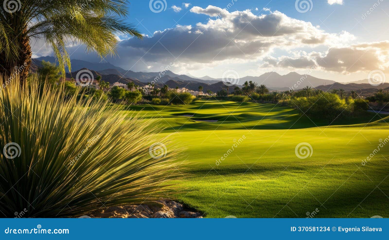 Scenic Sunset Hot Air Balloon Over Ocean With Coastal Cliff And Wooden ...