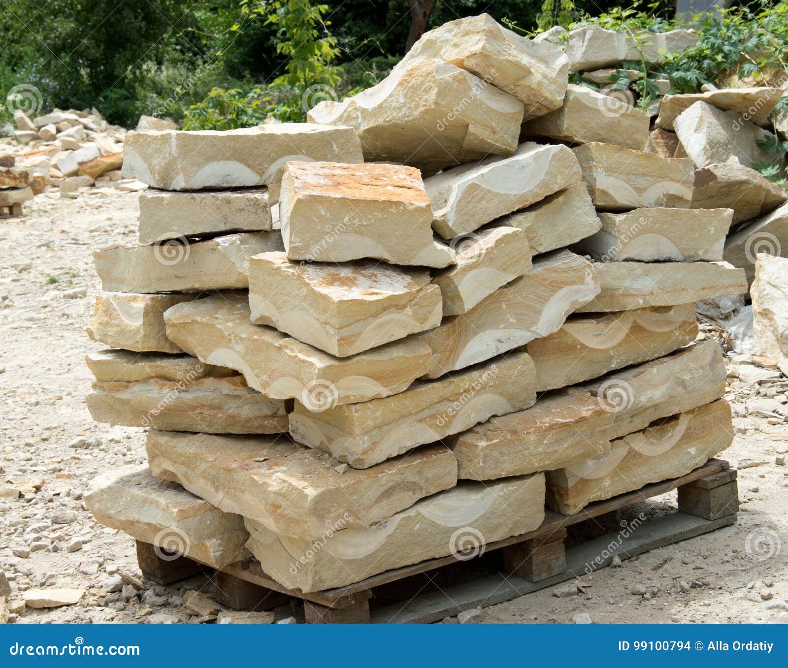 Scenic Terrain Texture Stone of Different Sizes. Stock Photo - Image of ...