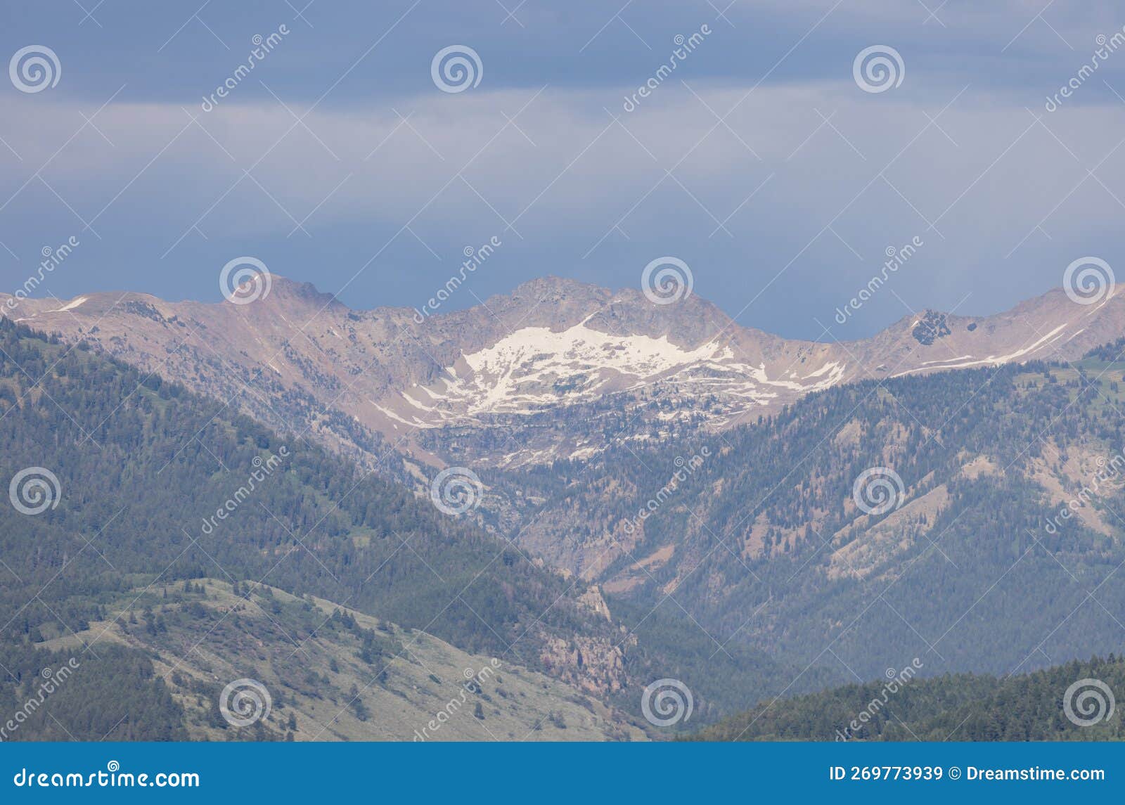 Scenic Teton Range in Idaho in Summer Stock Image - Image of idaho ...