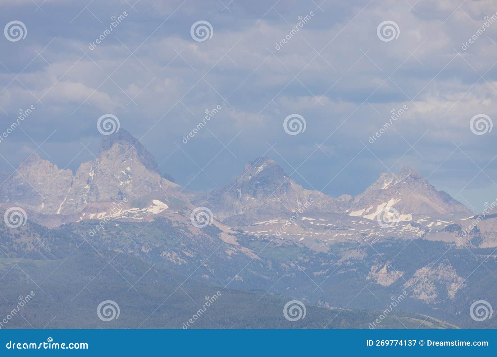 Scenic Teton Range Landscape in Idaho Stock Image - Image of scenic ...